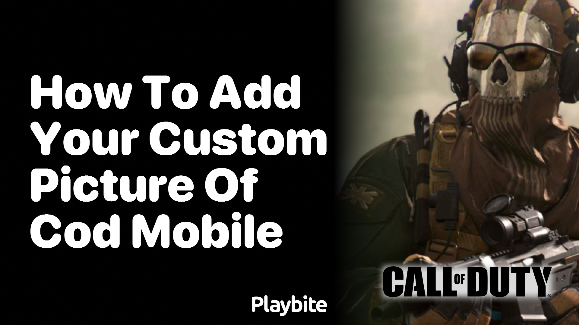How to Add Your Custom Picture in COD Mobile - Playbite