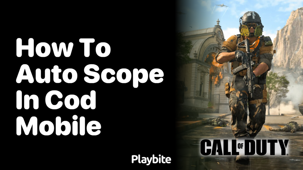 How to Auto Scope in COD Mobile: A Gamer's Guide - Playbite
