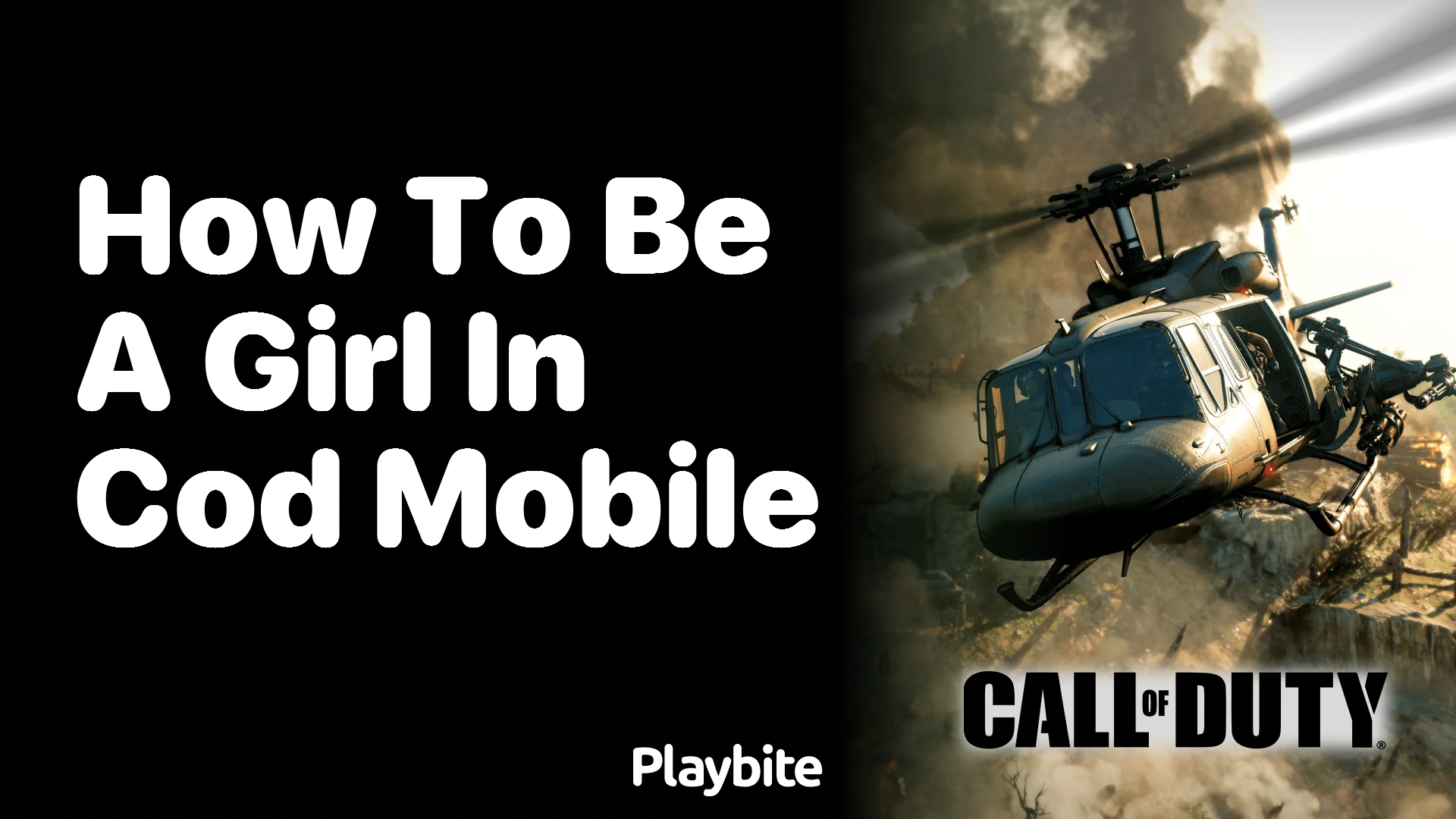 How to Be a Girl in COD Mobile: A Step-by-Step Guide - Playbite