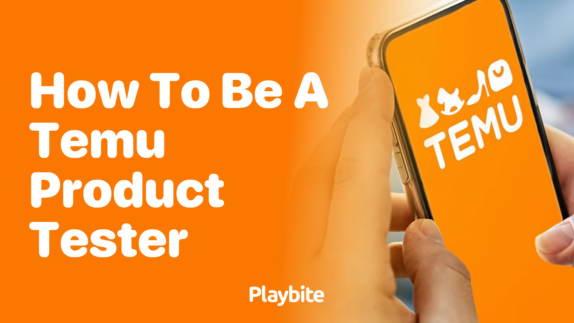 How to Be a Product Tester for Temu - Playbite