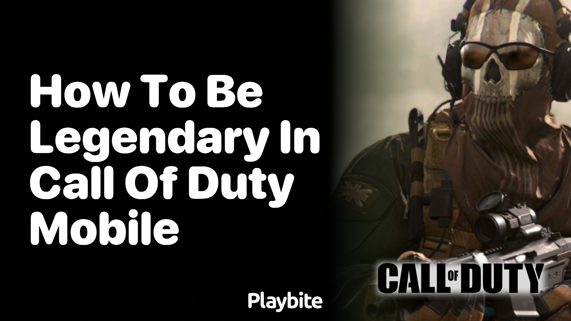 How to Become Legendary in Call of Duty Mobile - Playbite
