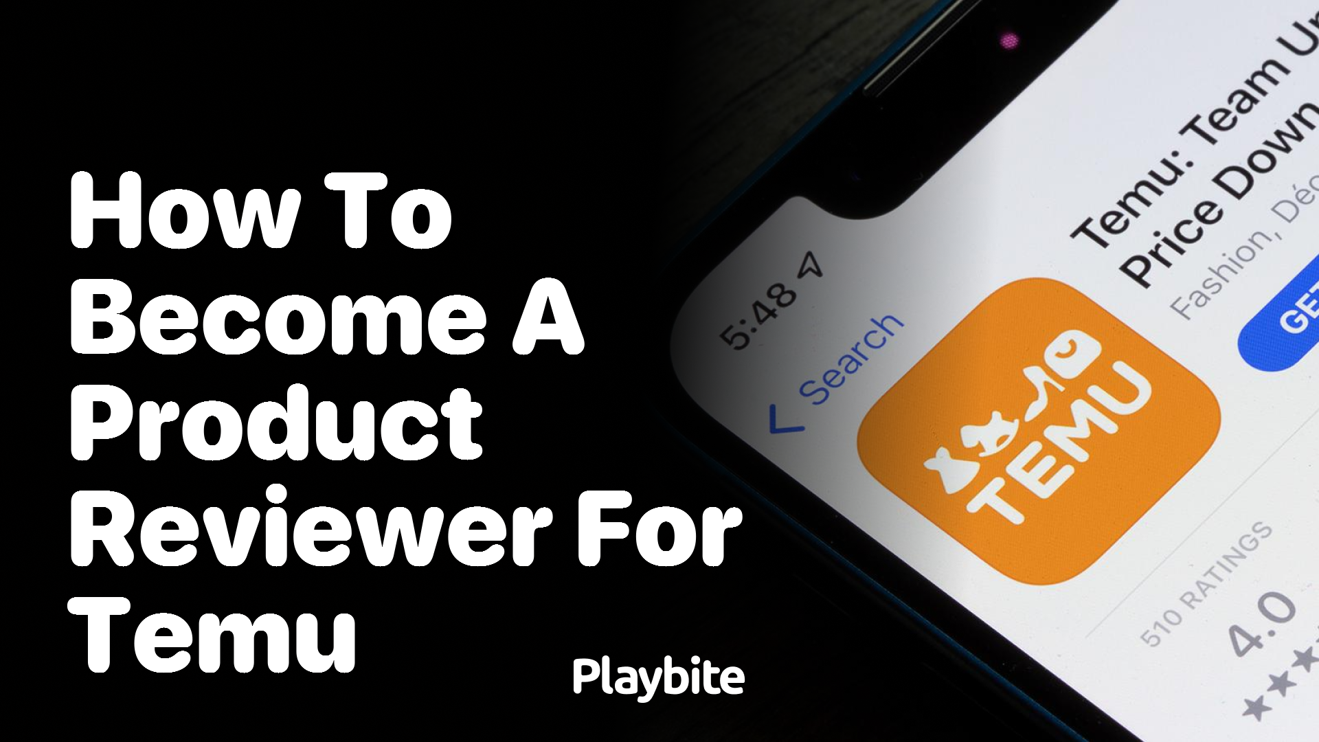 How to Become a Product Reviewer for Temu - Playbite