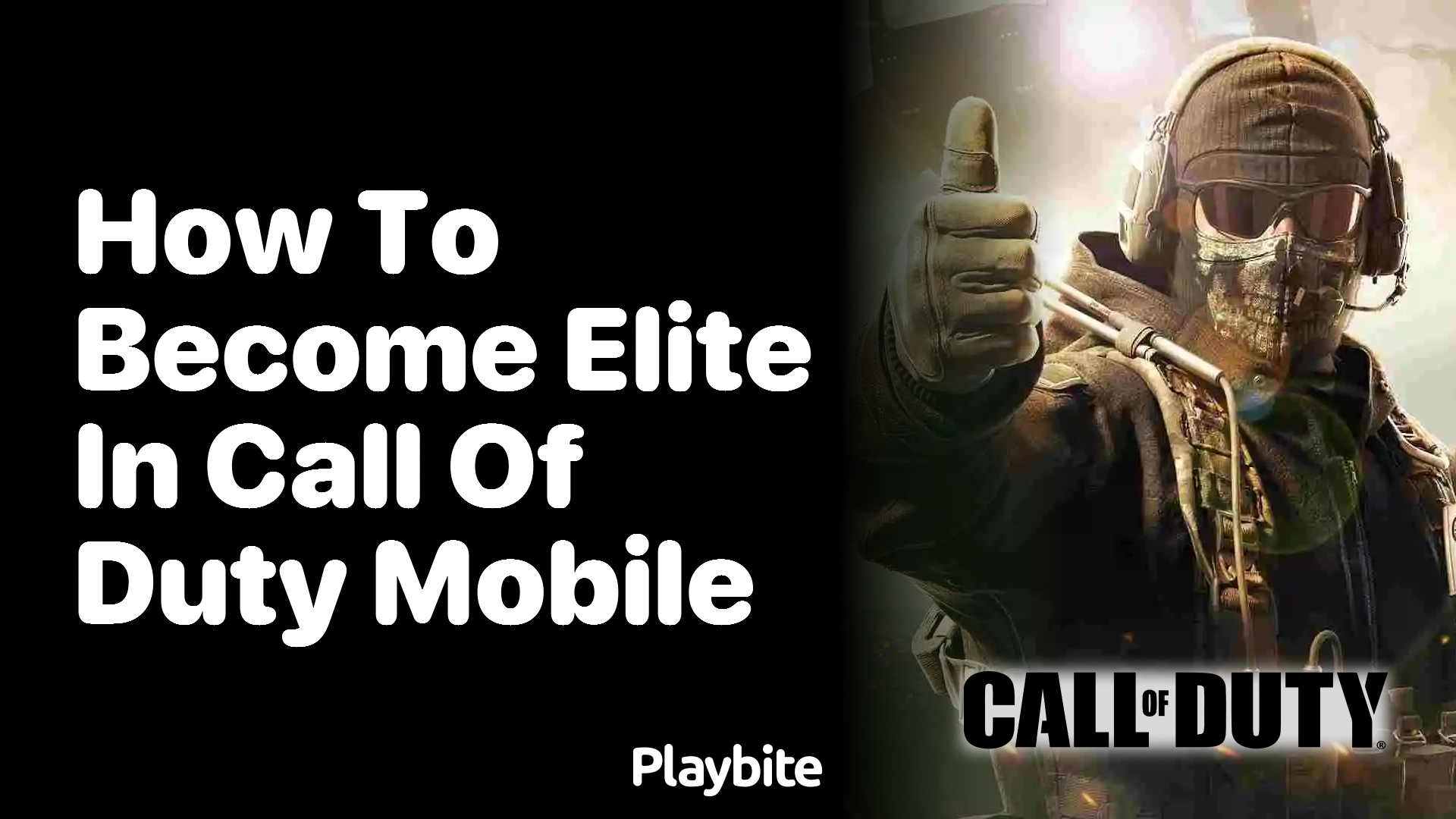 How to Become Elite in Call of Duty Mobile - Playbite