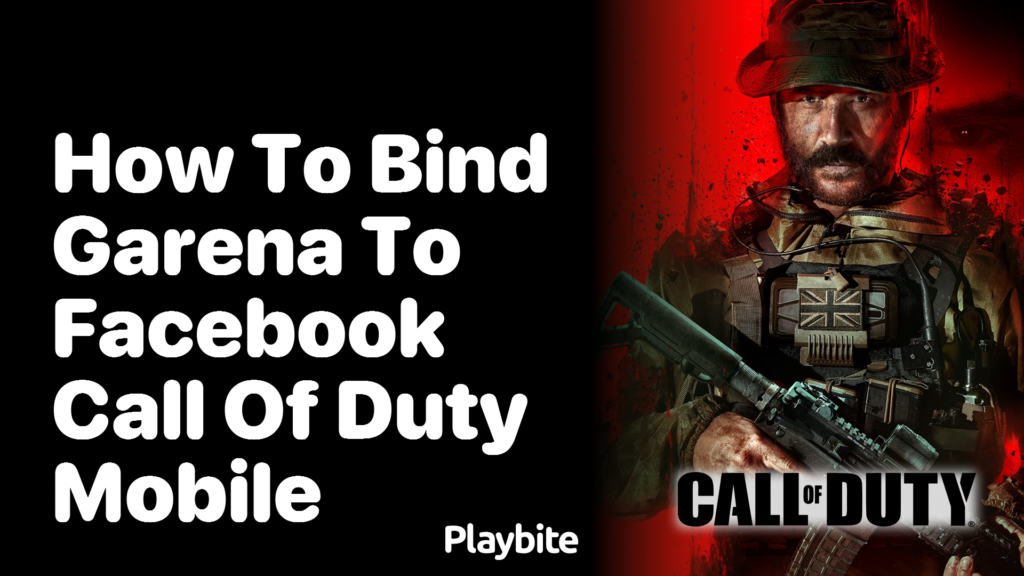 How to Bind Garena to Facebook for Call of Duty Mobile - Playbite