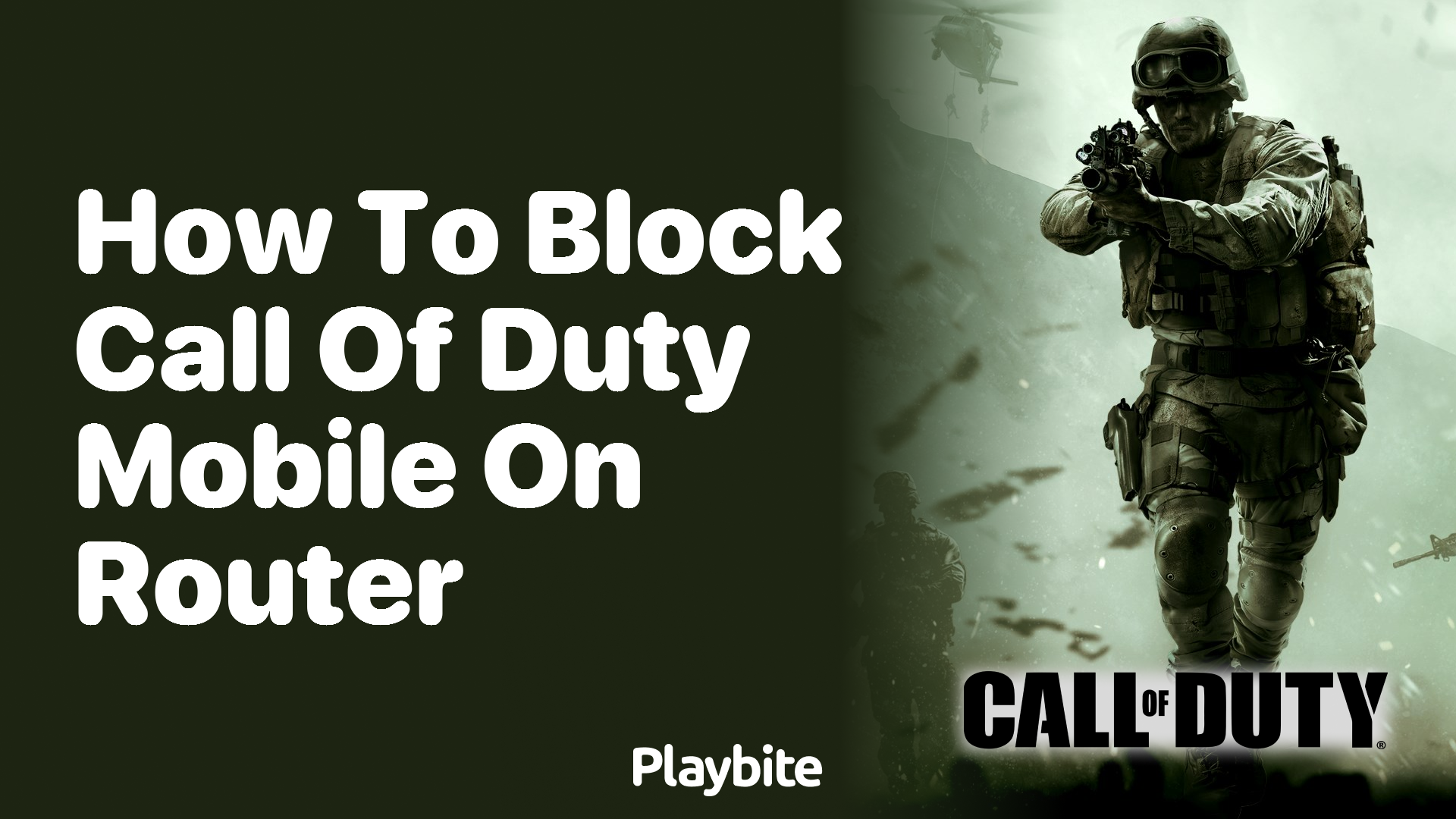 How to Block Call of Duty Mobile on Your Router - Playbite