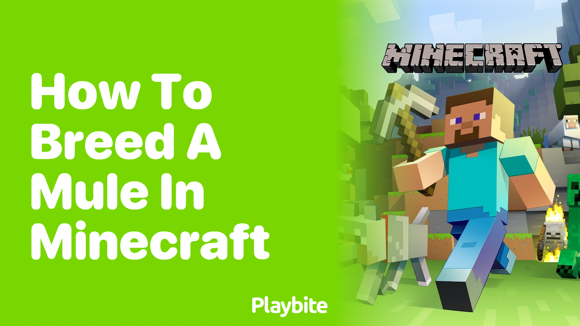 How to Breed a Mule in Minecraft - Playbite