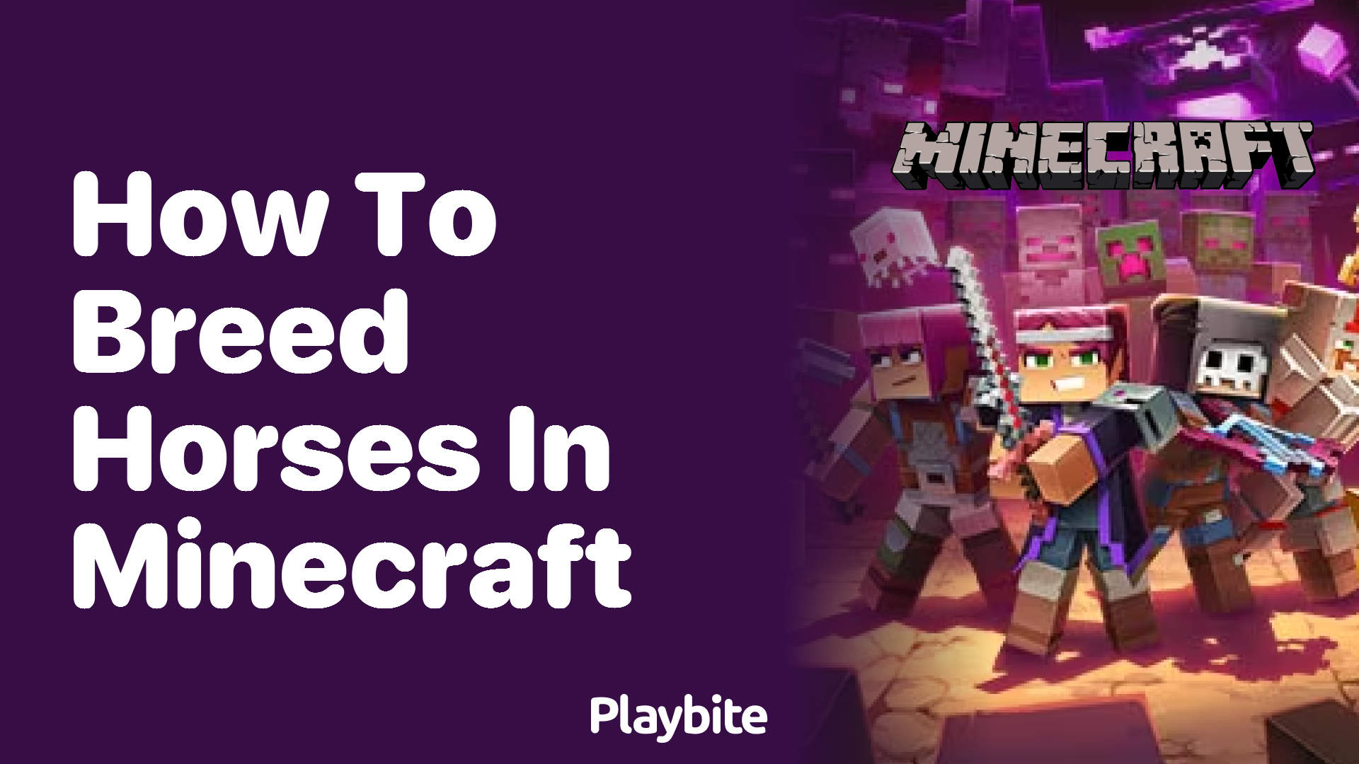 How to Breed Horses in Minecraft - Playbite