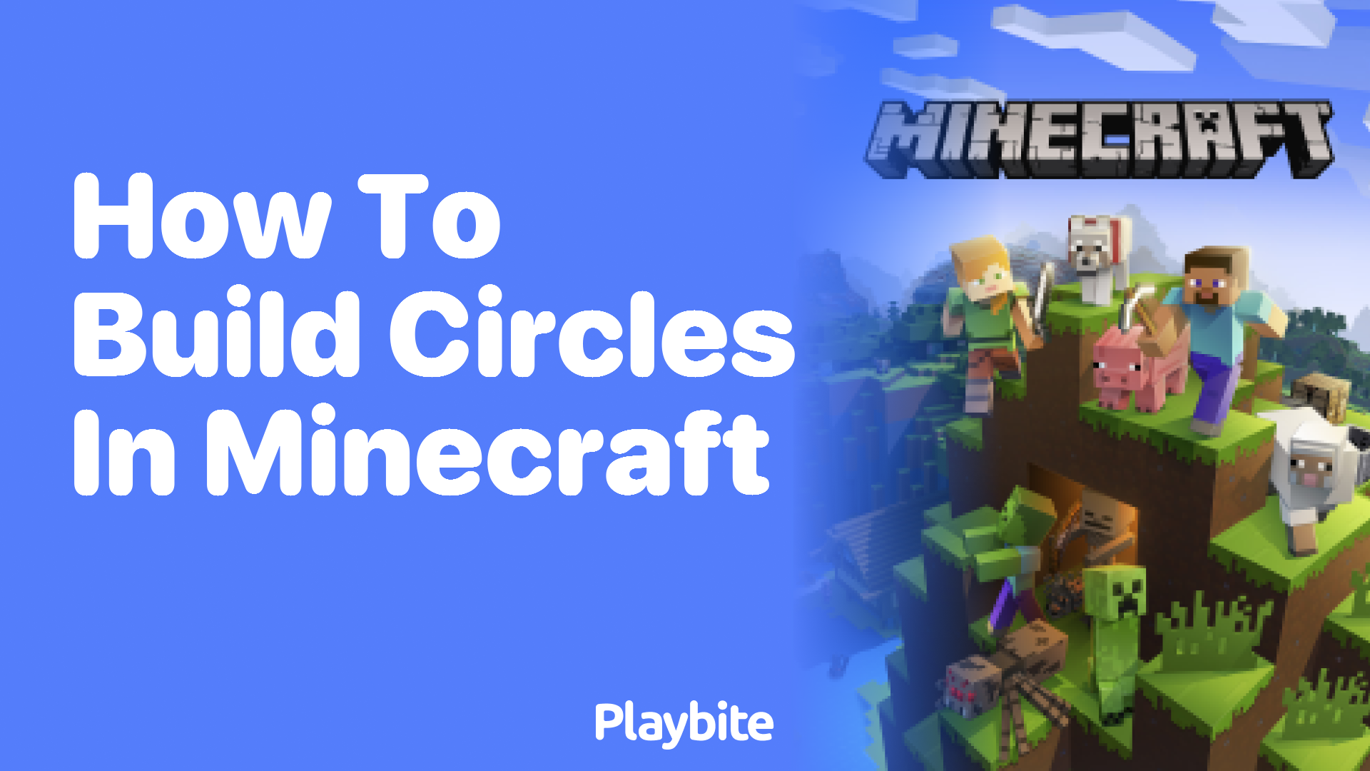 How to Build Circles in Minecraft? - Playbite