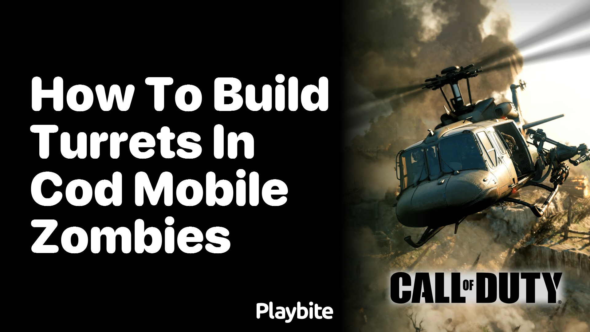 How To Build Turrets In Cod Mobile Zombies Playbite