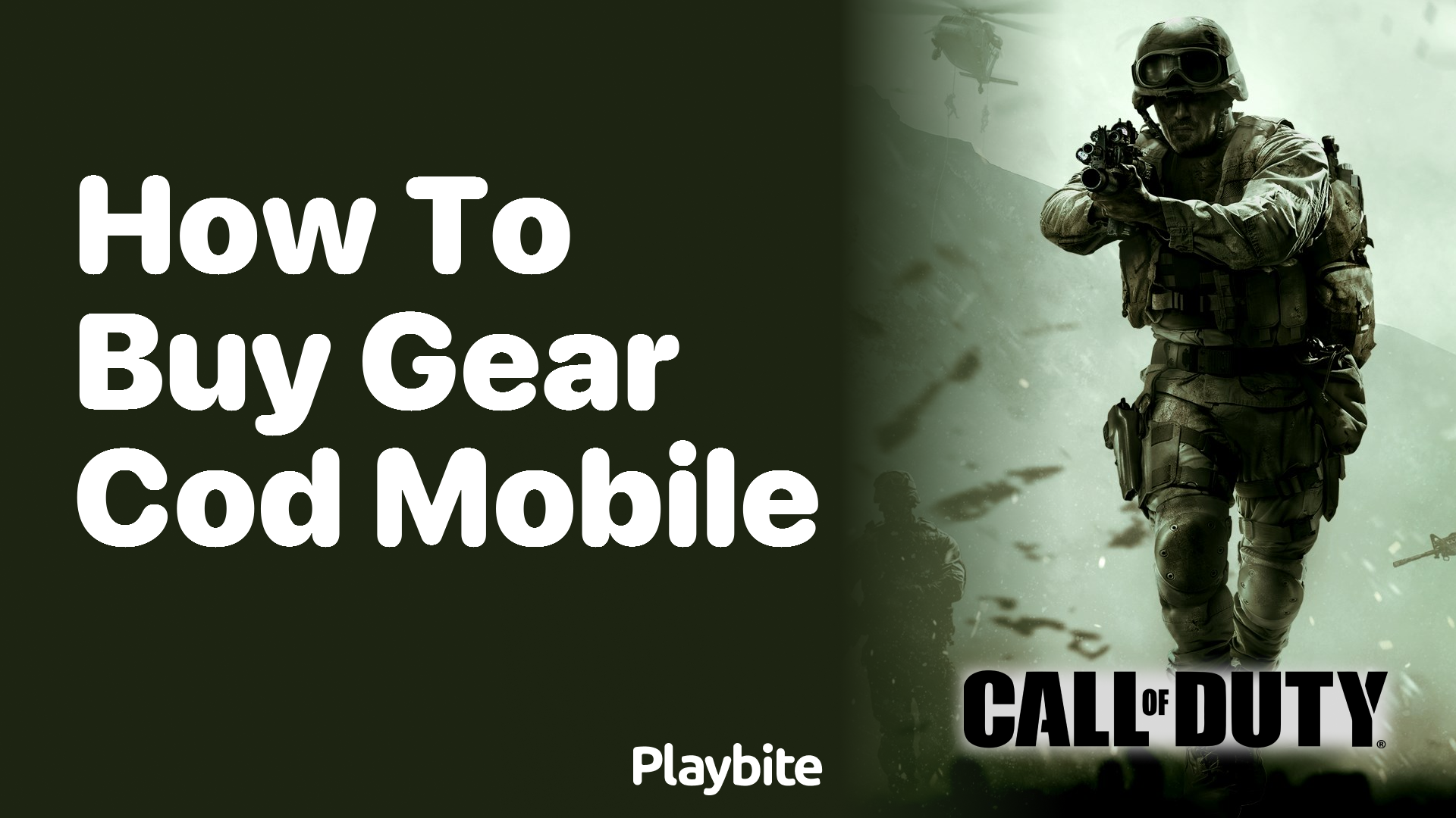 How to Buy Gear in COD Mobile - Playbite