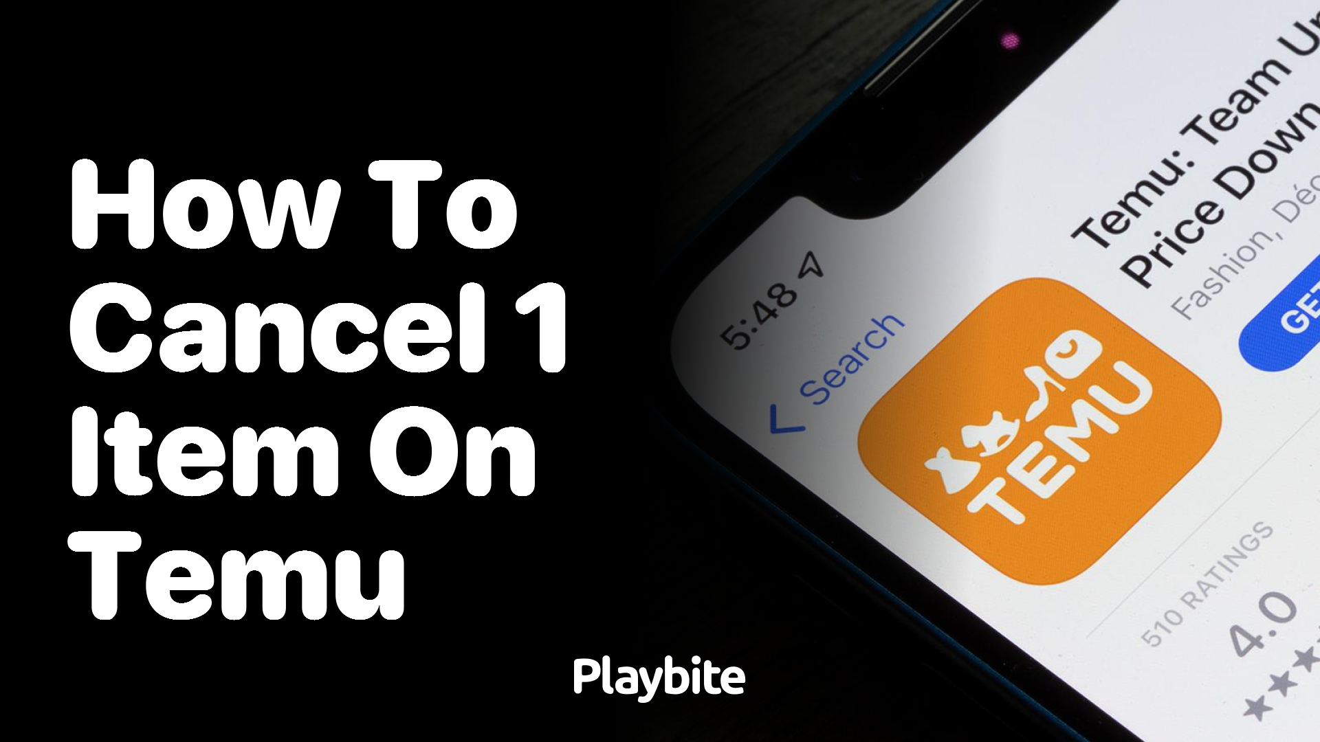 How to Cancel One Item on Temu: A Simple Guide - Playbite