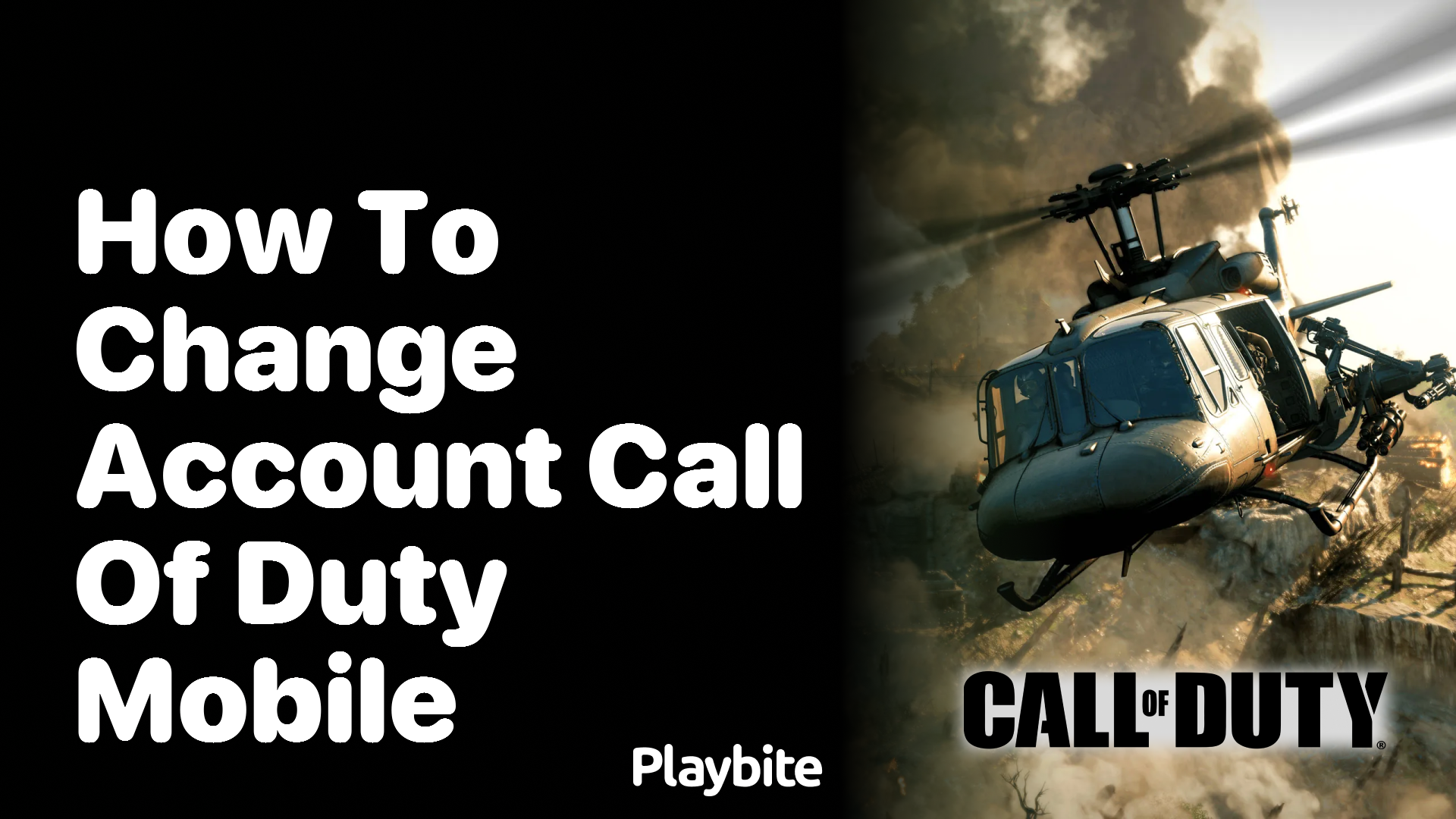 How to Change Your Account in Call of Duty Mobile - Playbite