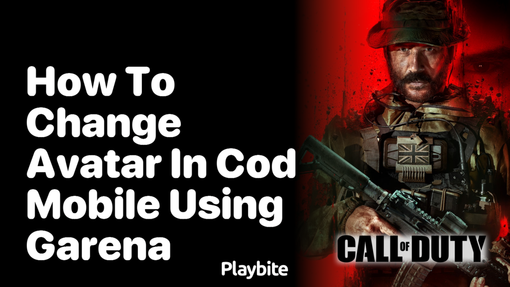 How to Change Your Avatar in COD Mobile Using Garena - Playbite