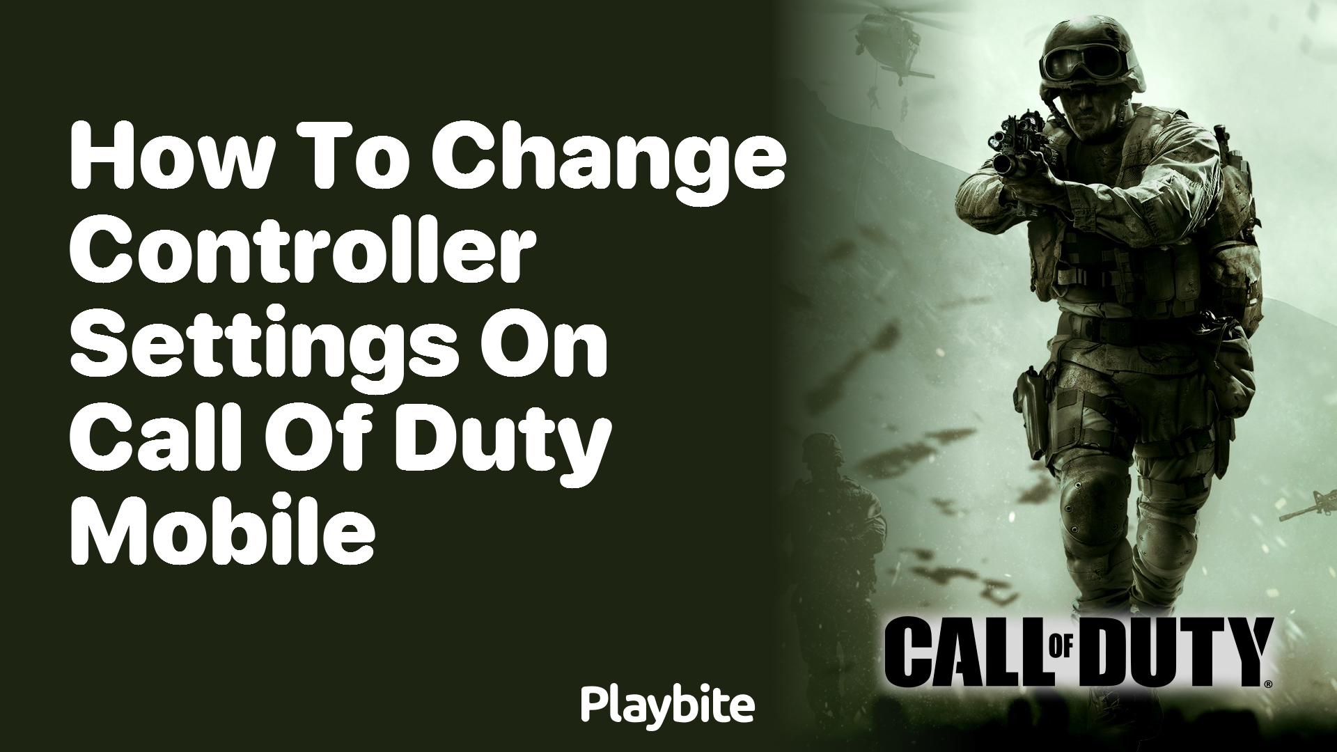 How to Change Controller Settings on Call of Duty Mobile - Playbite
