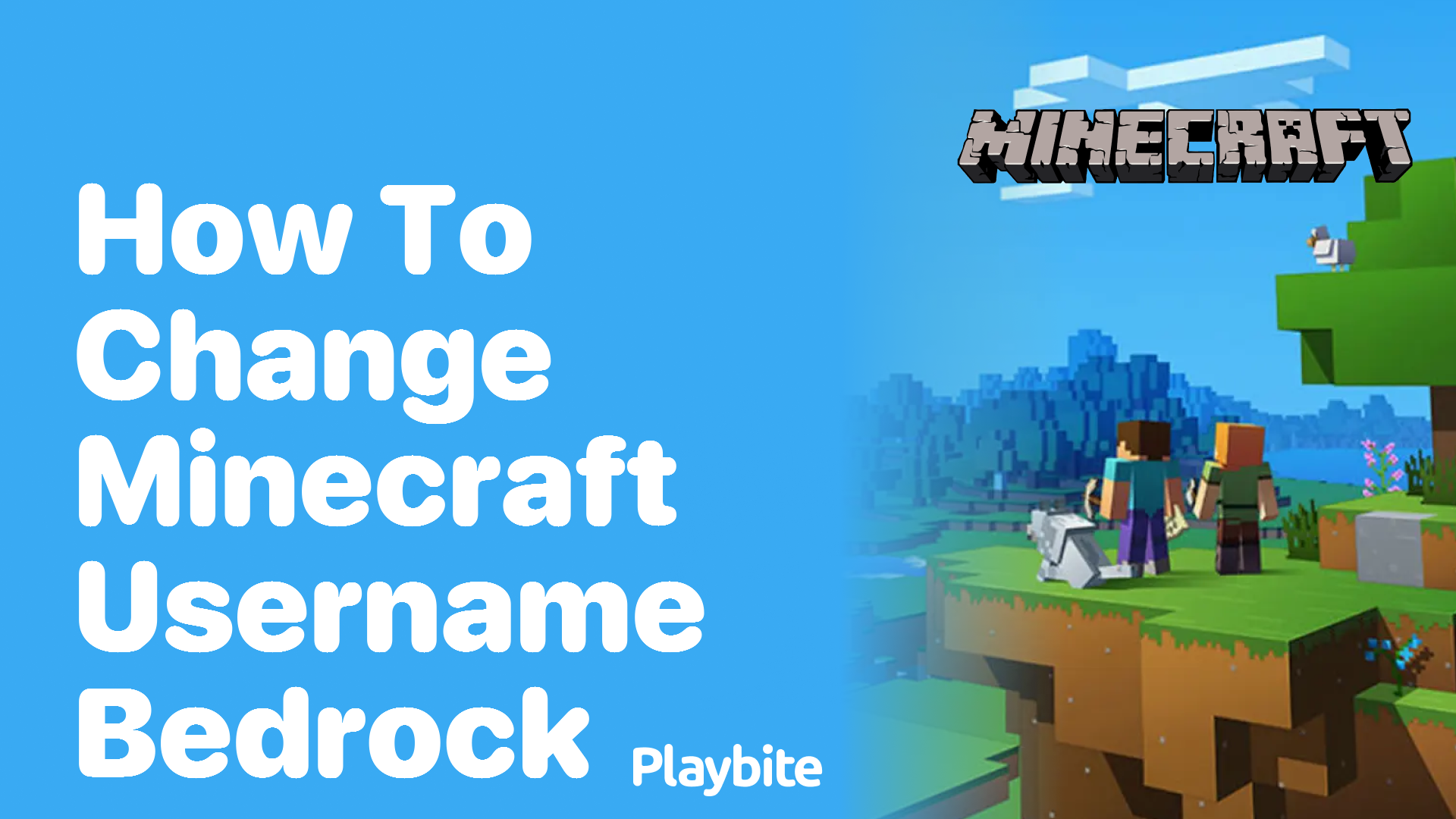 How to Change Your Minecraft Username in Bedrock Edition - Playbite