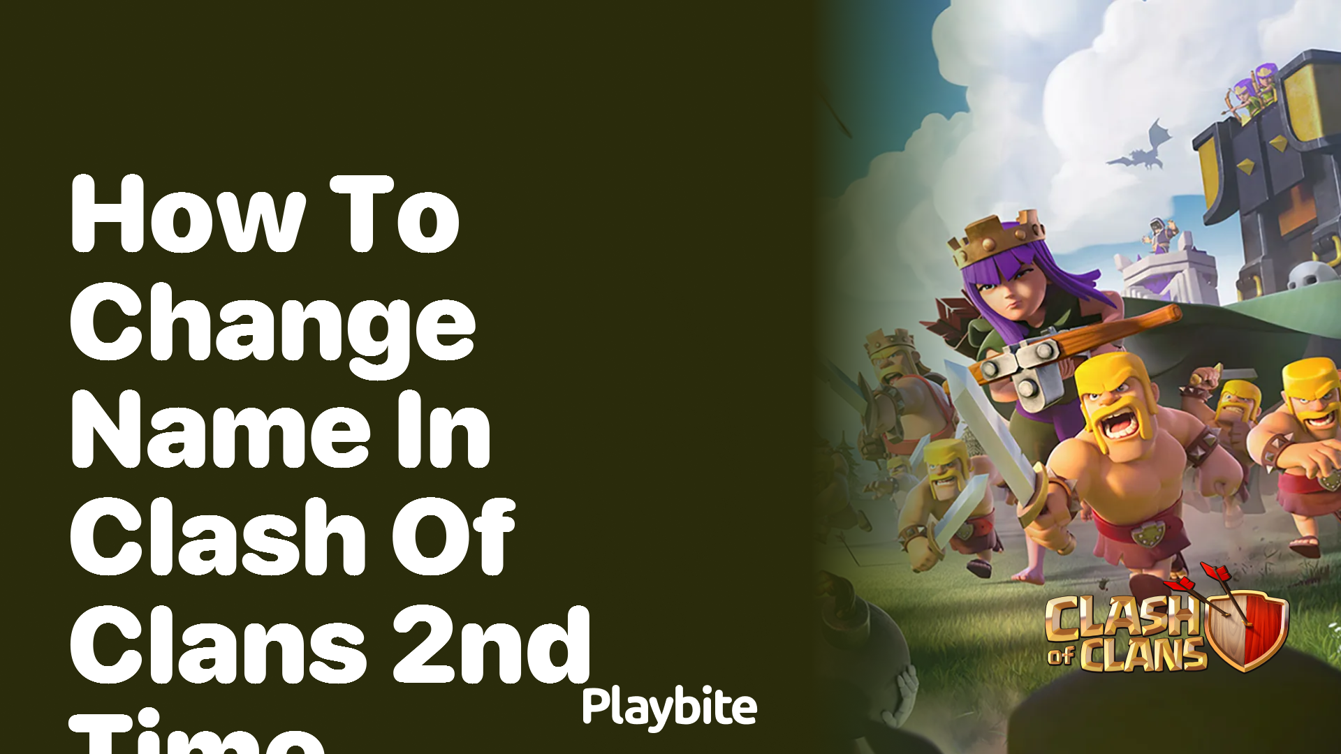 How to Change Your Name in Clash of Clans for the Second Time - Playbite