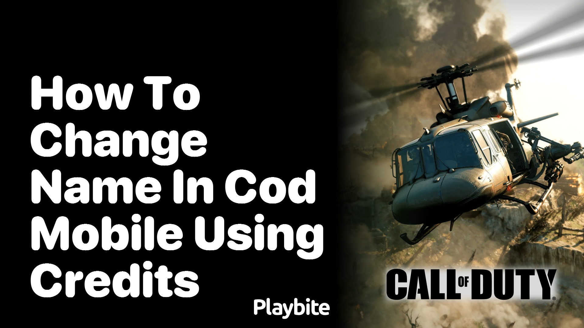How to Change Your Name in COD Mobile Using Credits - Playbite