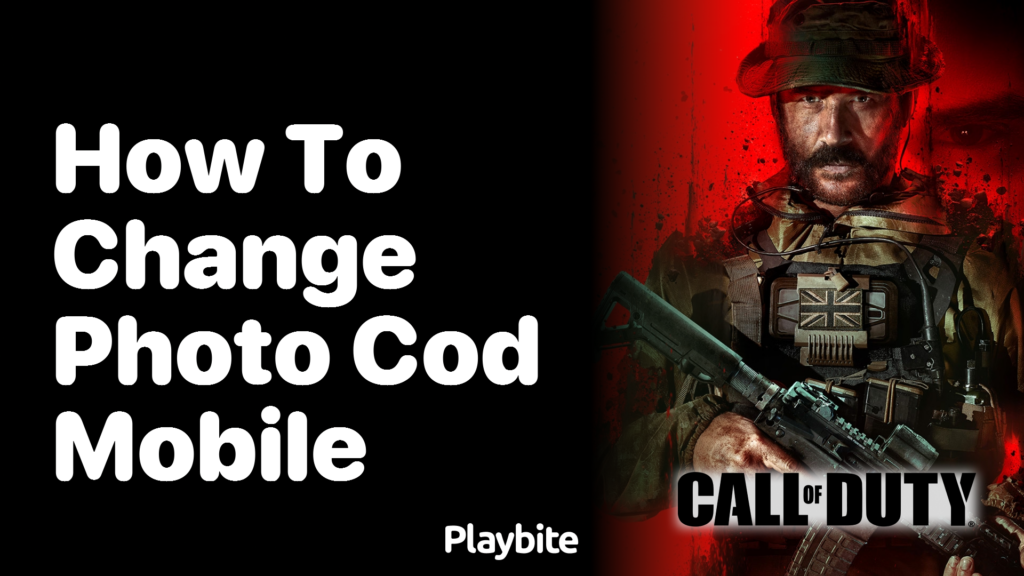 How to Change Your Profile Photo in COD Mobile - Playbite