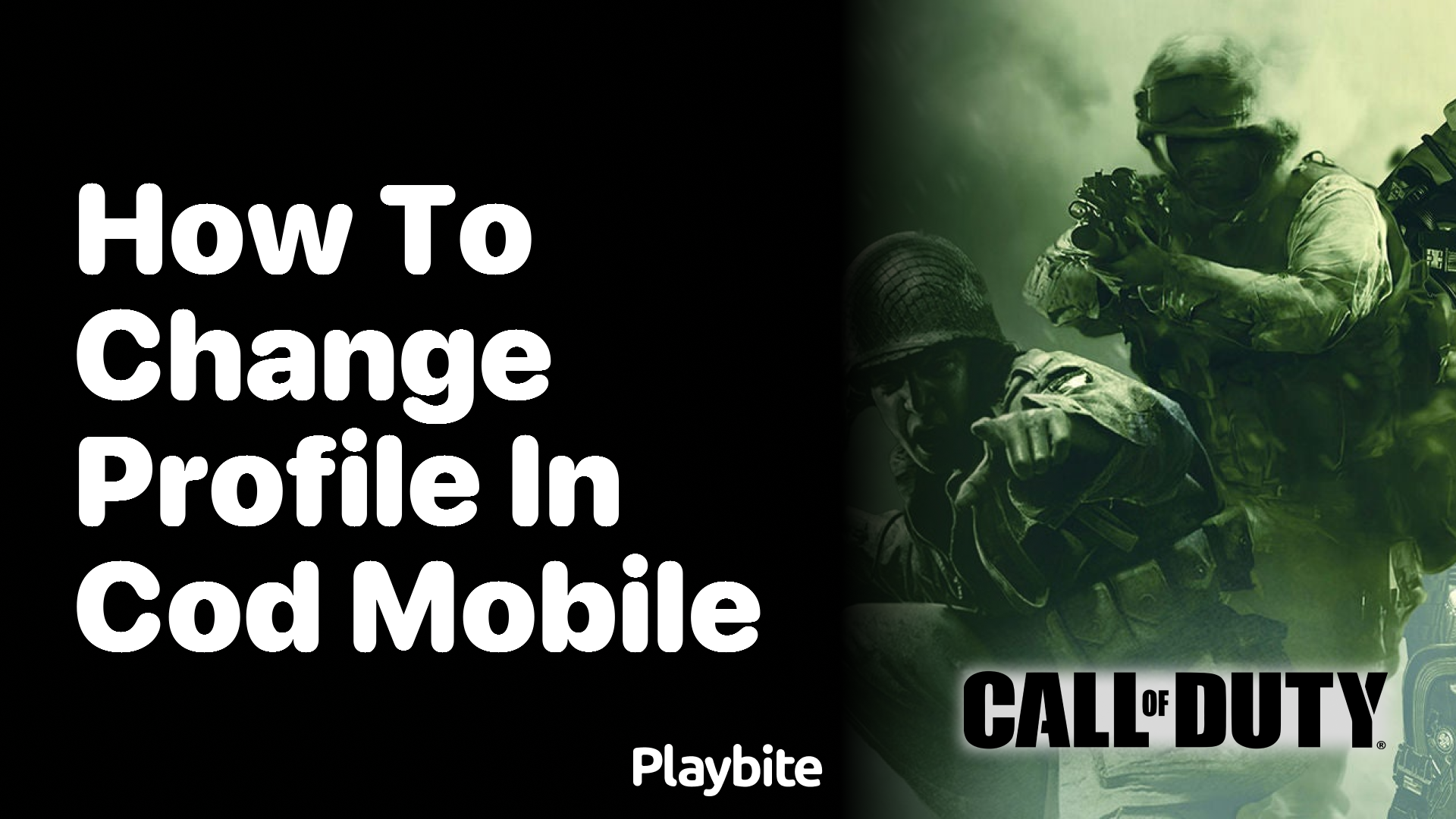 How to Change Your Profile in COD Mobile - Playbite