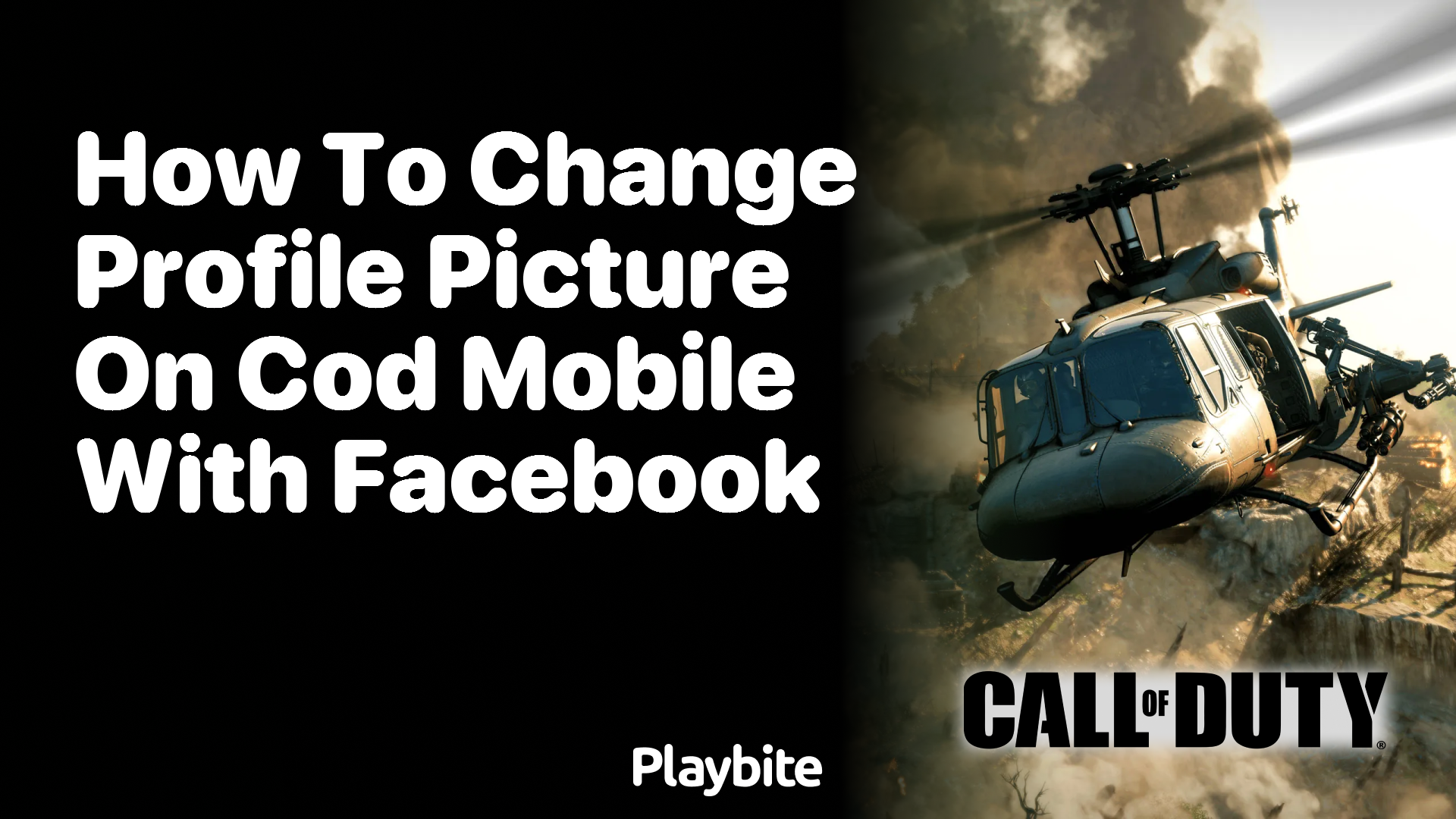 How to Change Your Profile Picture on COD Mobile With Facebook - Playbite