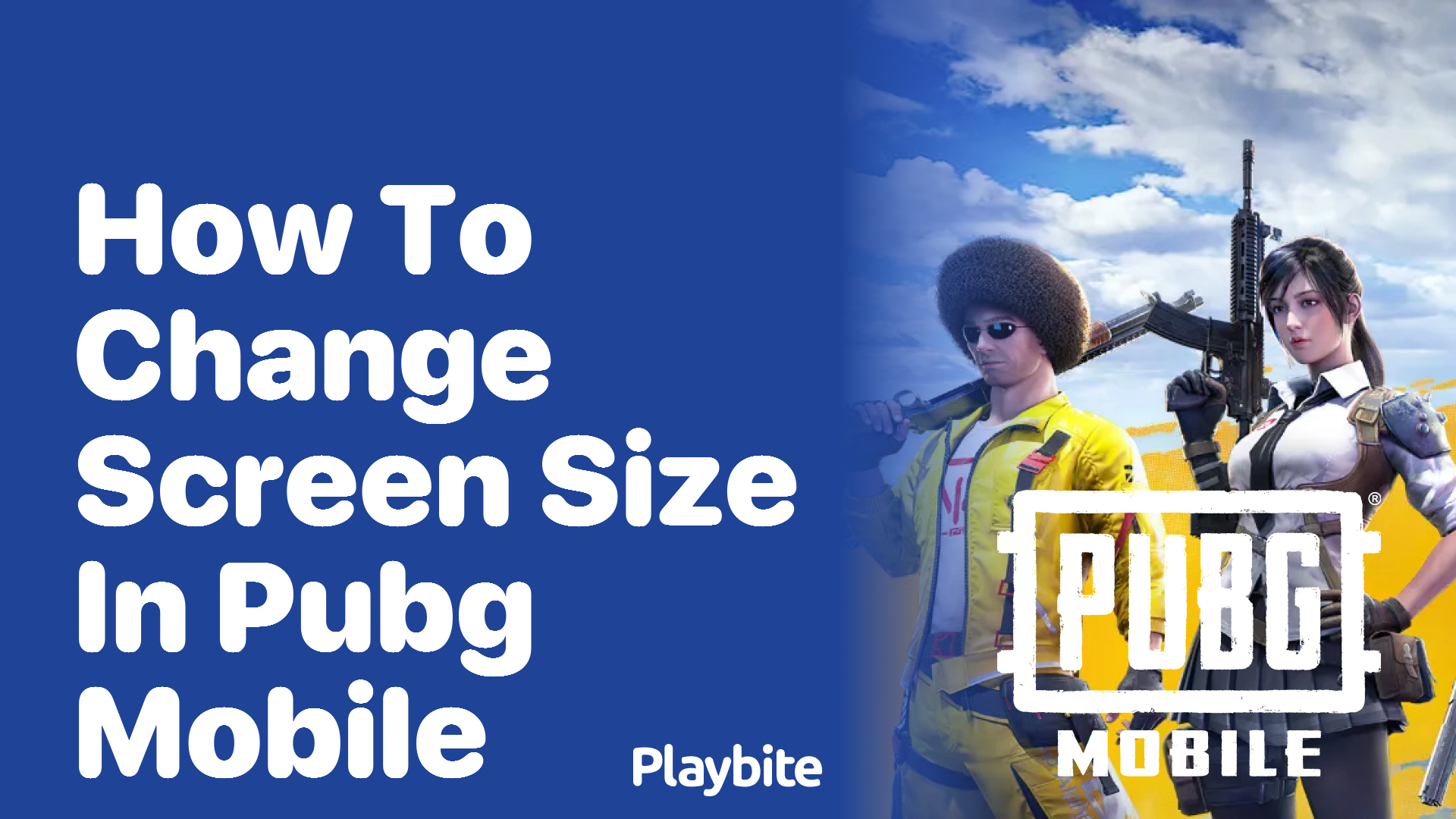 How to Change Screen Size in PUBG Mobile - Playbite
