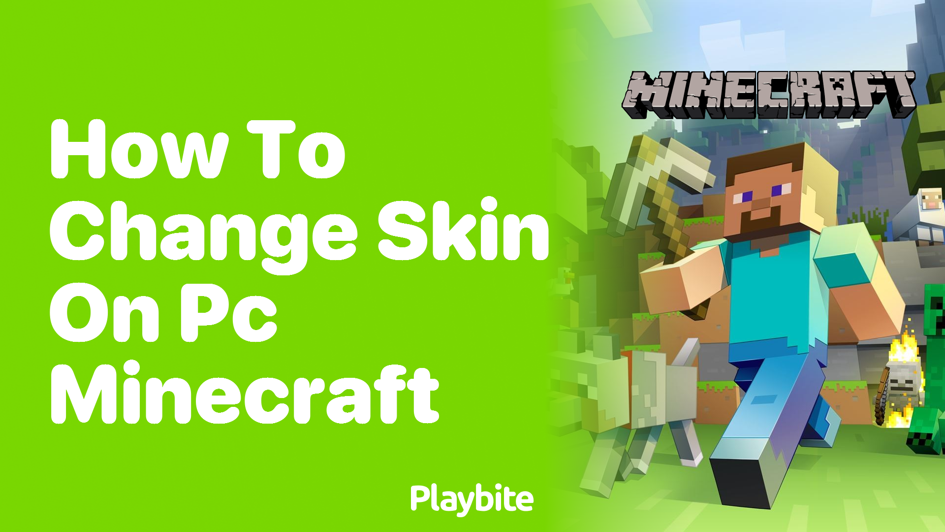 How to Change Your Skin on PC Minecraft - Playbite