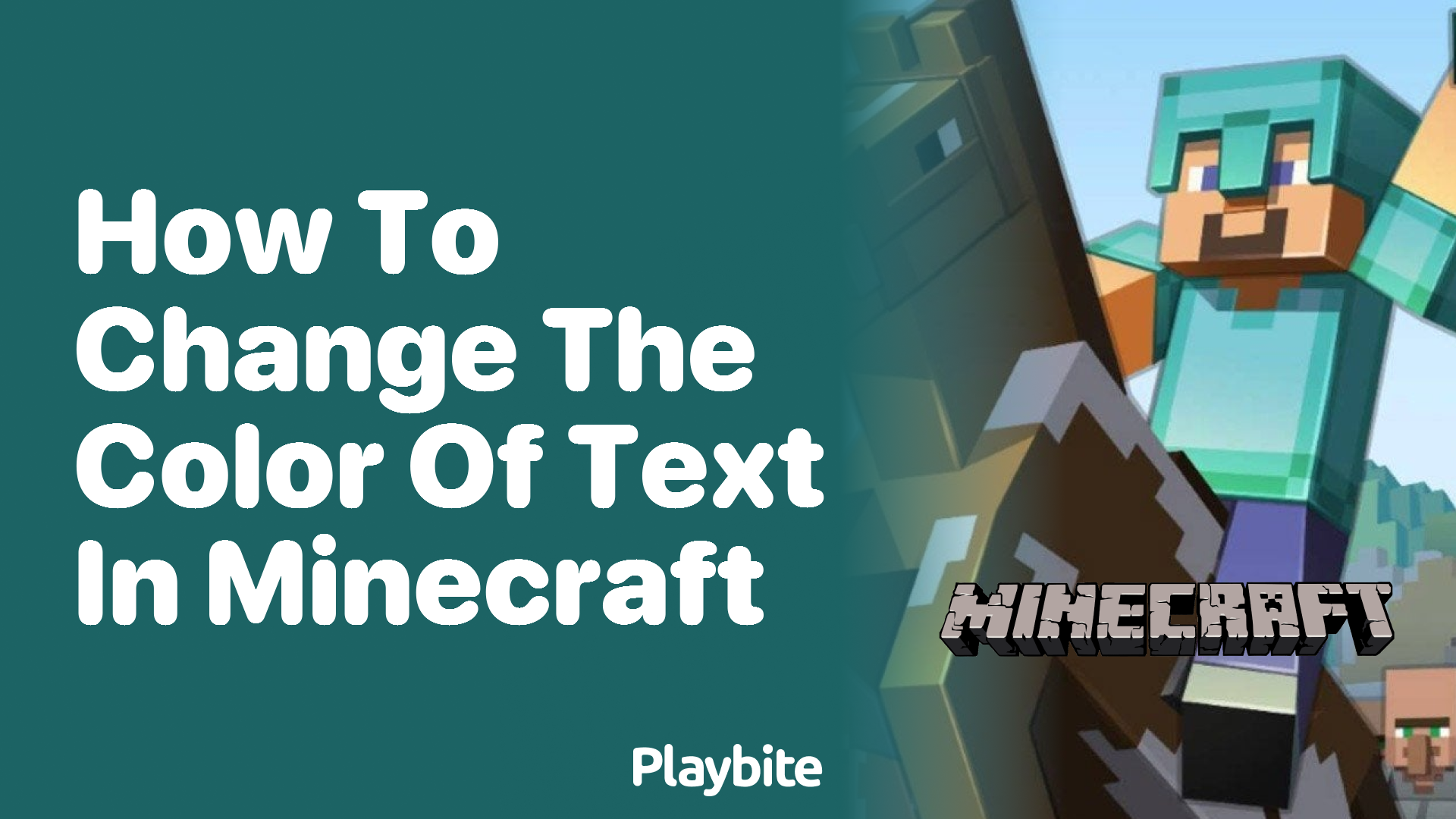 How to Change the Color of Text in Minecraft - Playbite