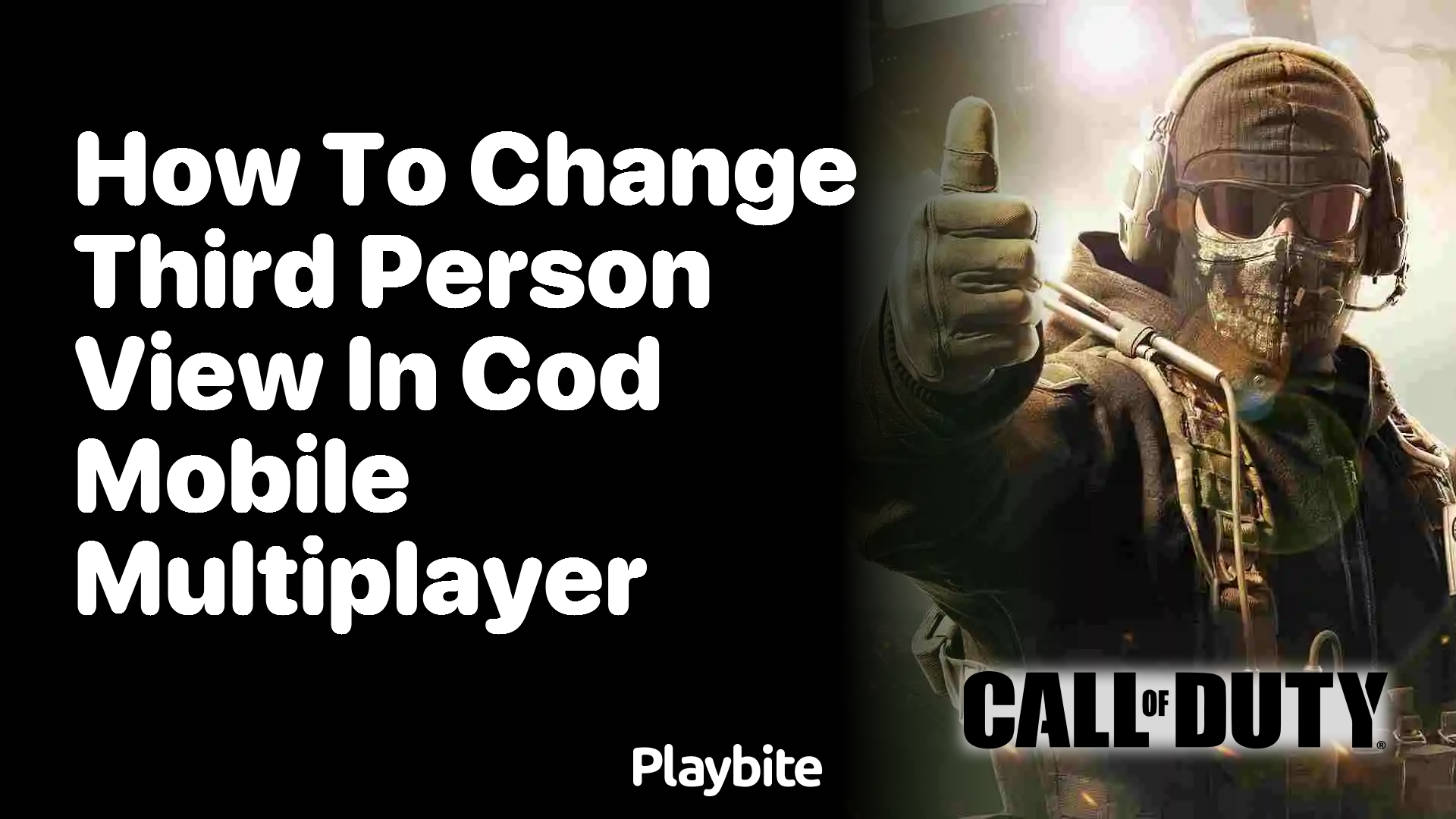 How to Change to Third Person View in CoD Mobile Multiplayer - Playbite