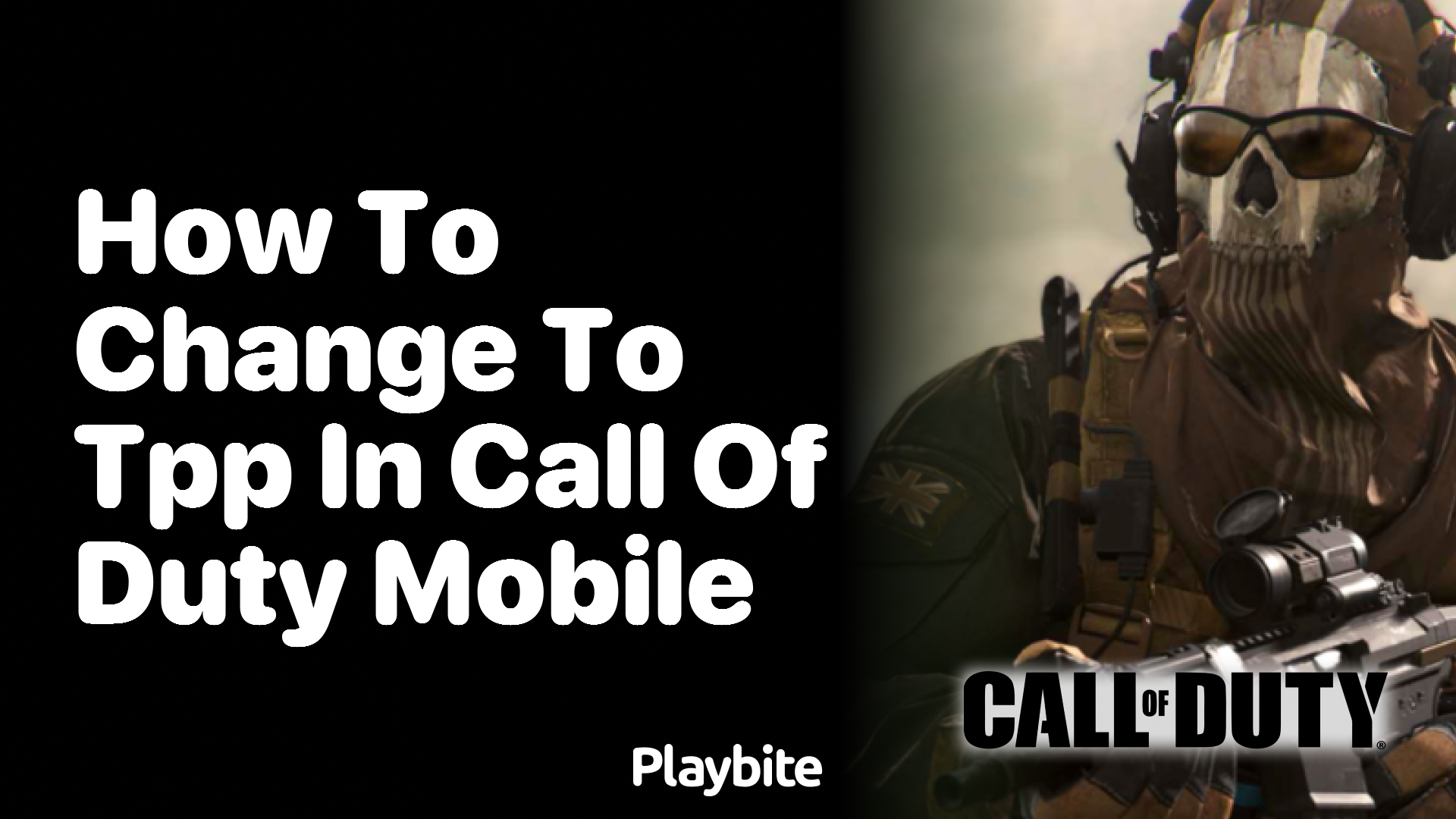 How to Change to TPP in Call of Duty Mobile - Playbite