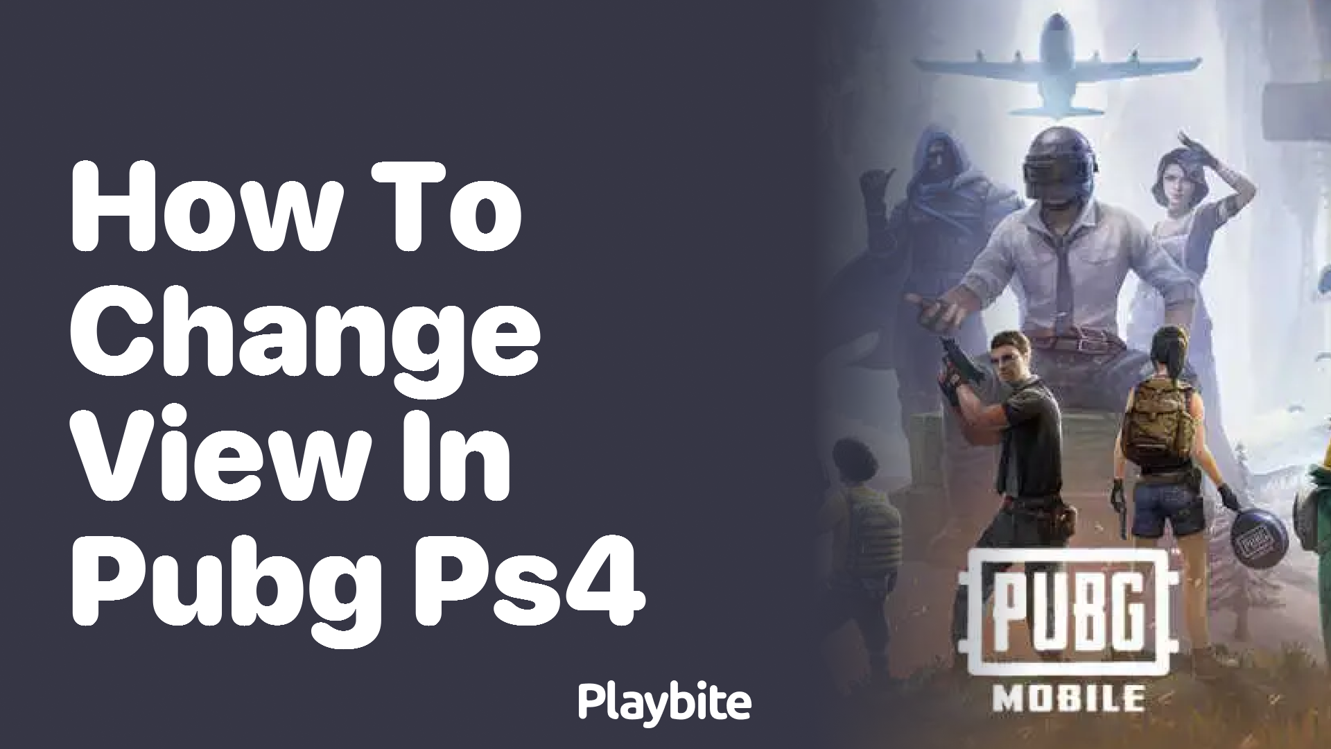 How to Change View in PUBG PS4 - Playbite