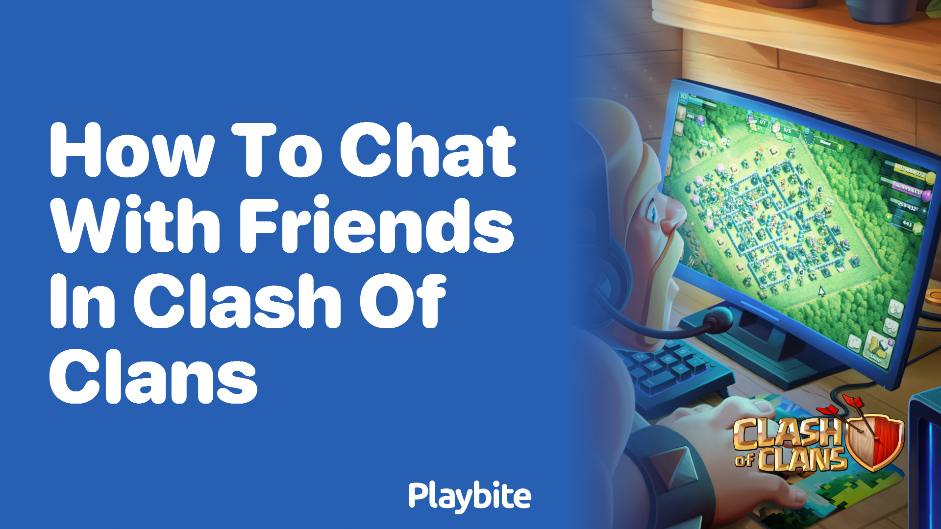 How to Chat with Friends in Clash of Clans - Playbite