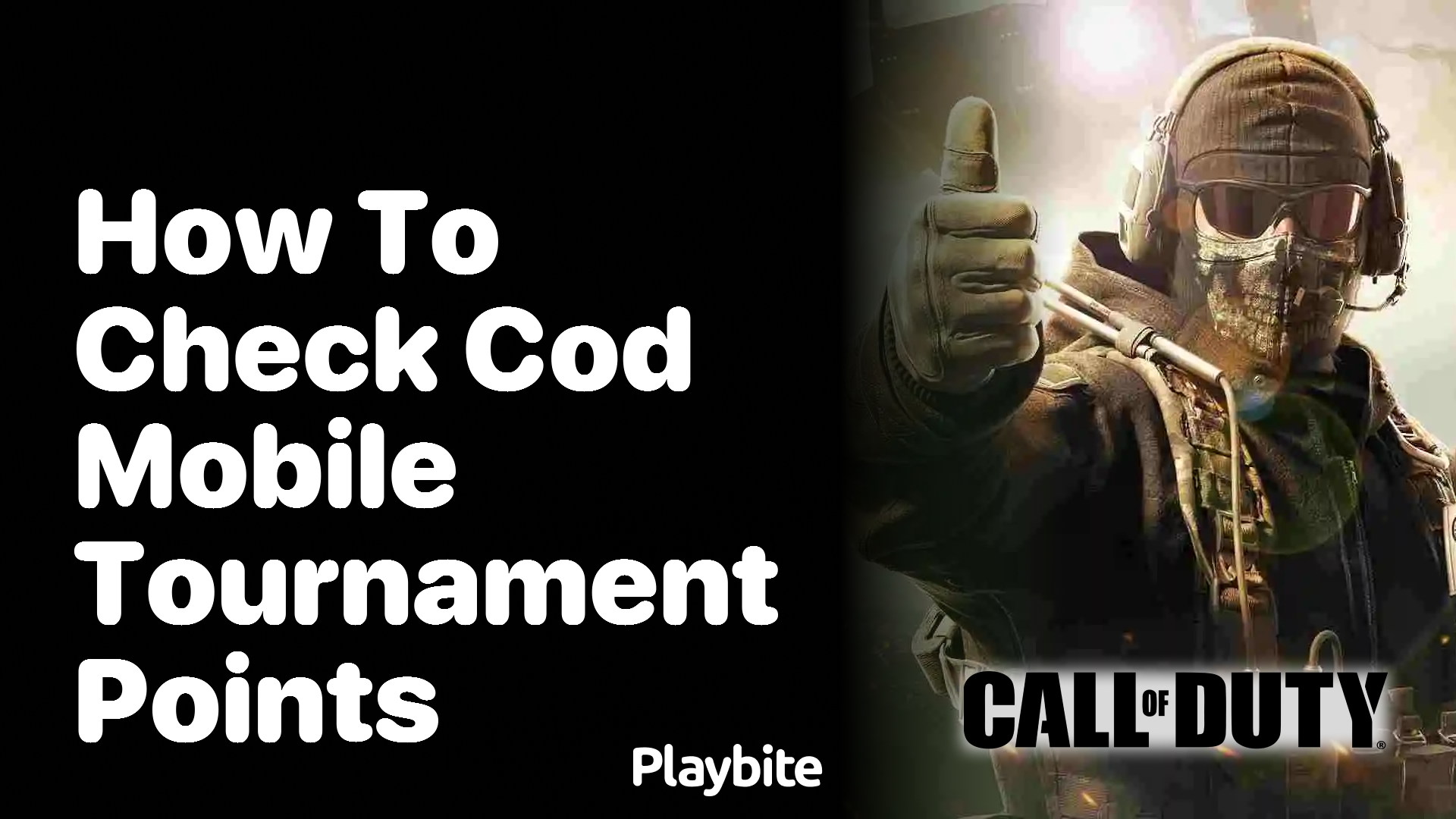 How to Check COD Mobile Tournament Points - Playbite