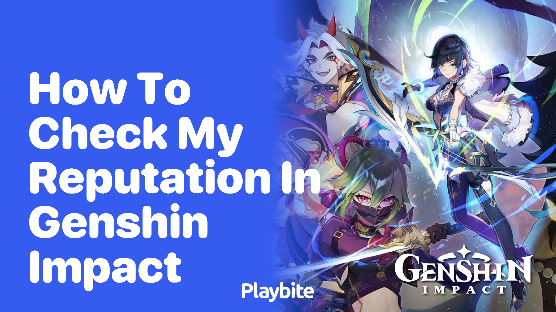 How to Check My Reputation in Genshin Impact - Playbite