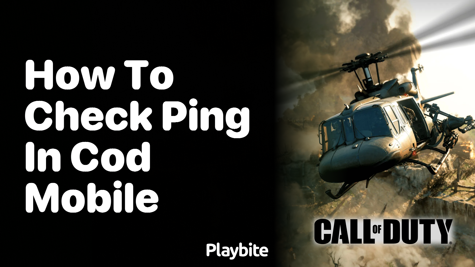 How to Check Ping in COD Mobile - Playbite