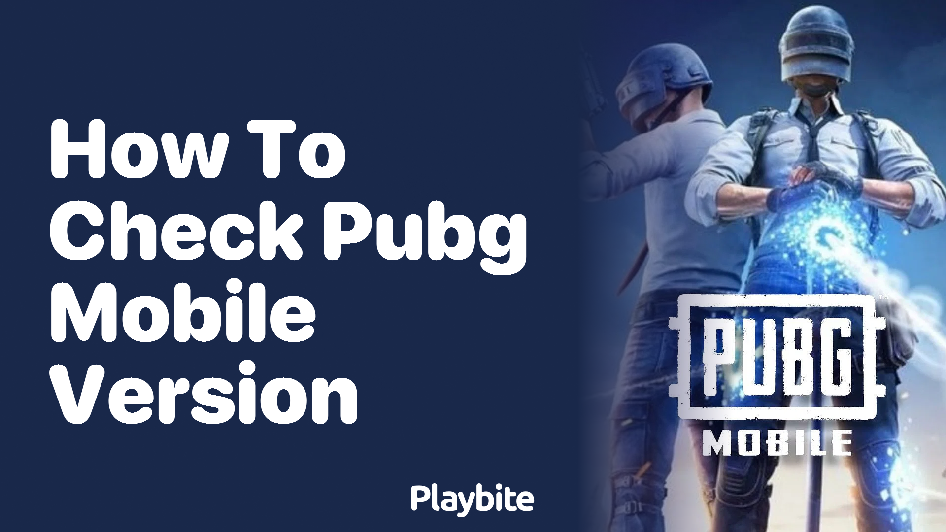 How to Check Your PUBG Mobile Version - Playbite