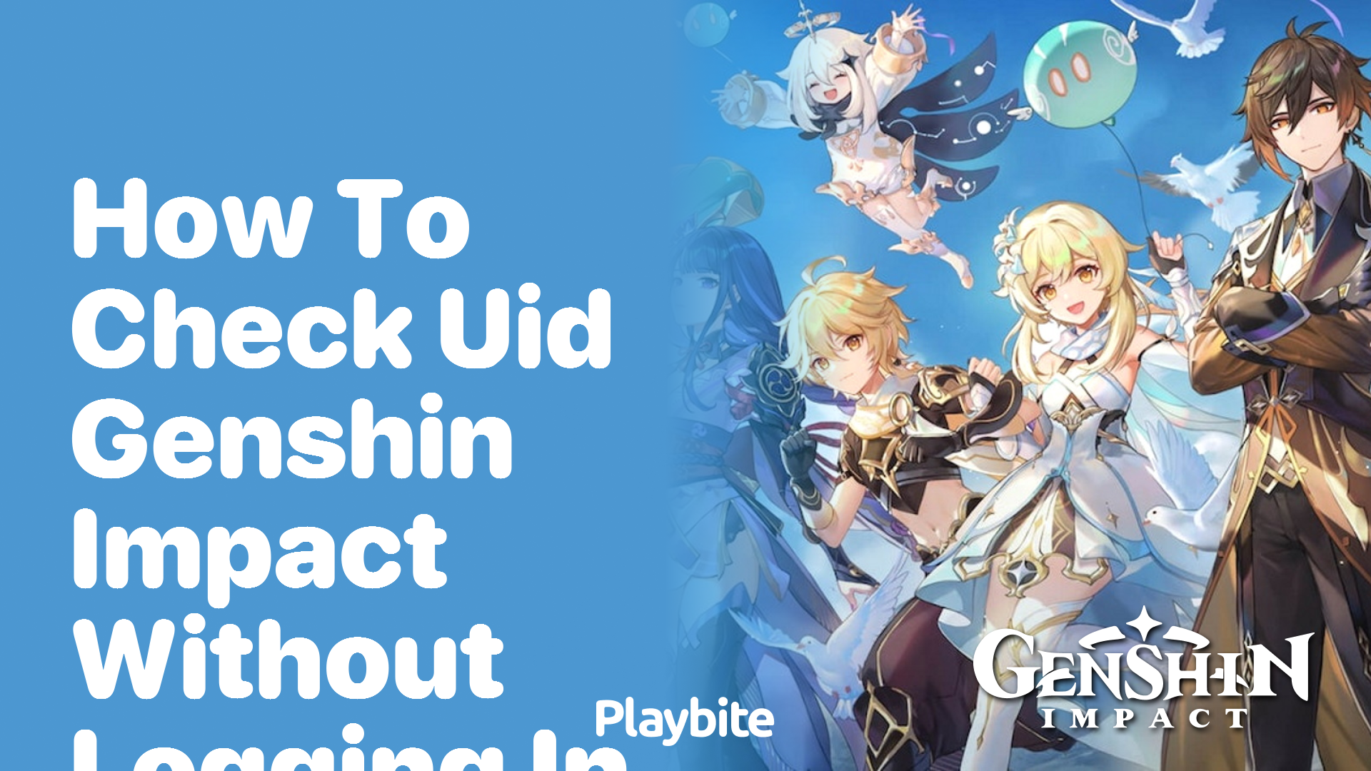 How to Check UID in Genshin Impact Without Logging In - Playbite