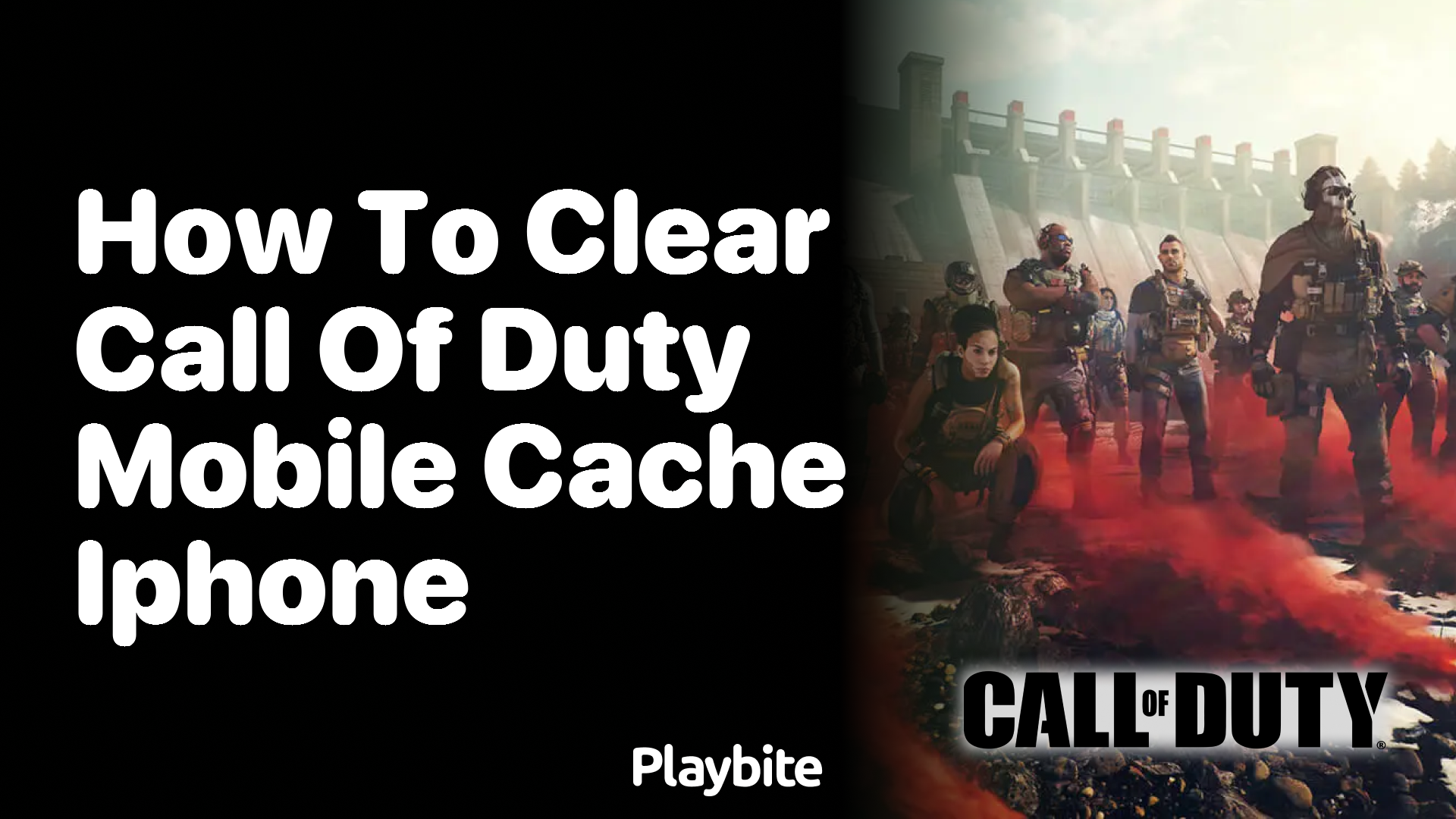 How to Clear Call of Duty Mobile Cache on iPhone - Playbite