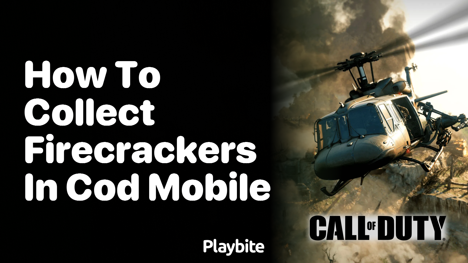 How to Collect Firecrackers in COD Mobile - Playbite