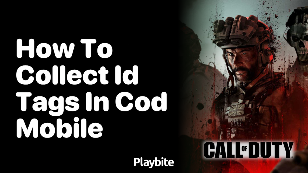 How to Collect ID Tags in COD Mobile - Playbite