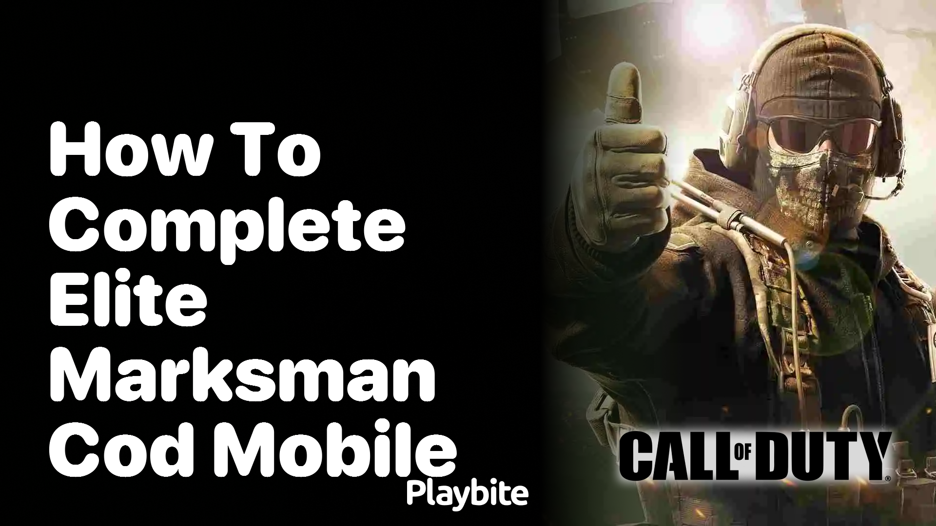 How to Complete Elite Marksman in CoD Mobile - Playbite