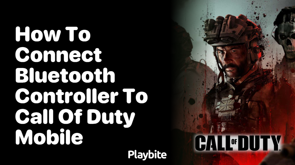 How to Connect a Bluetooth Controller to Call of Duty Mobile - Playbite