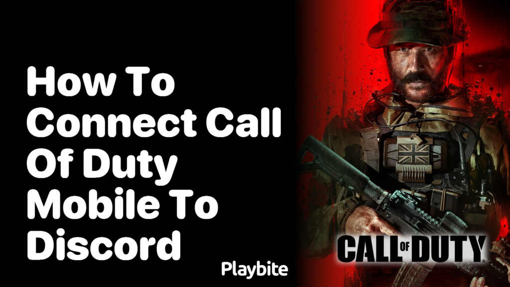 How to Connect Call of Duty Mobile to Discord - Playbite