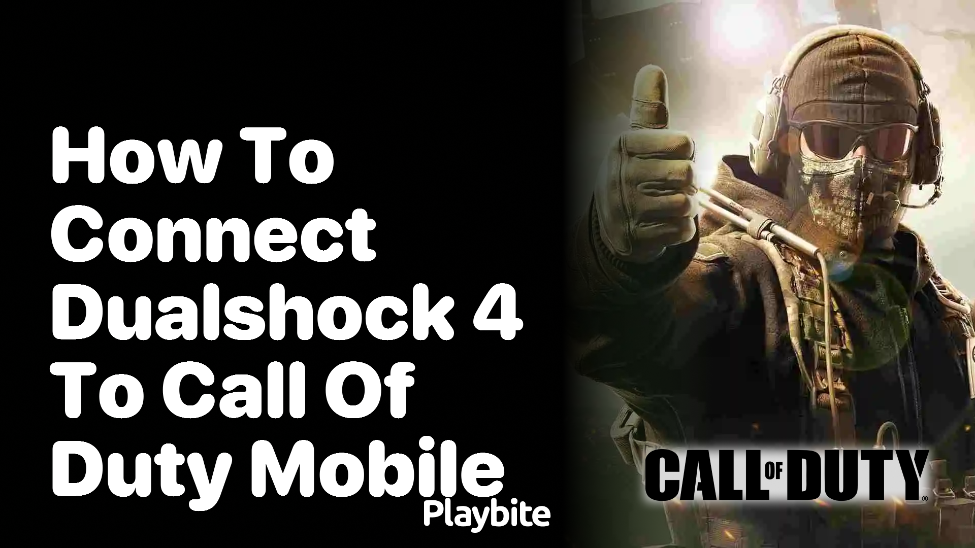 How to Connect DualShock 4 to Call of Duty Mobile - Playbite