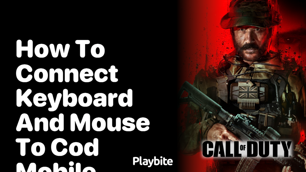 How to Connect Keyboard and Mouse to CoD Mobile - Playbite
