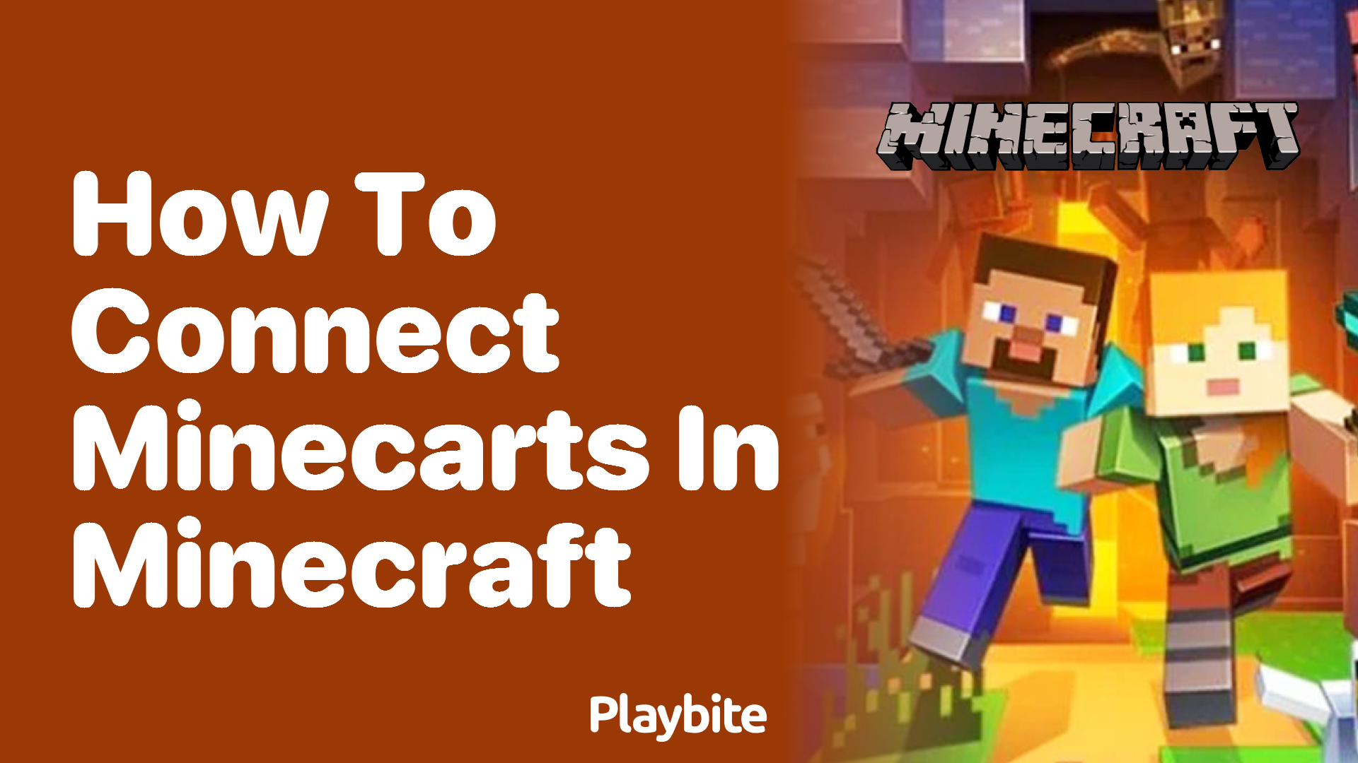 How to Connect Minecarts in Minecraft - Playbite