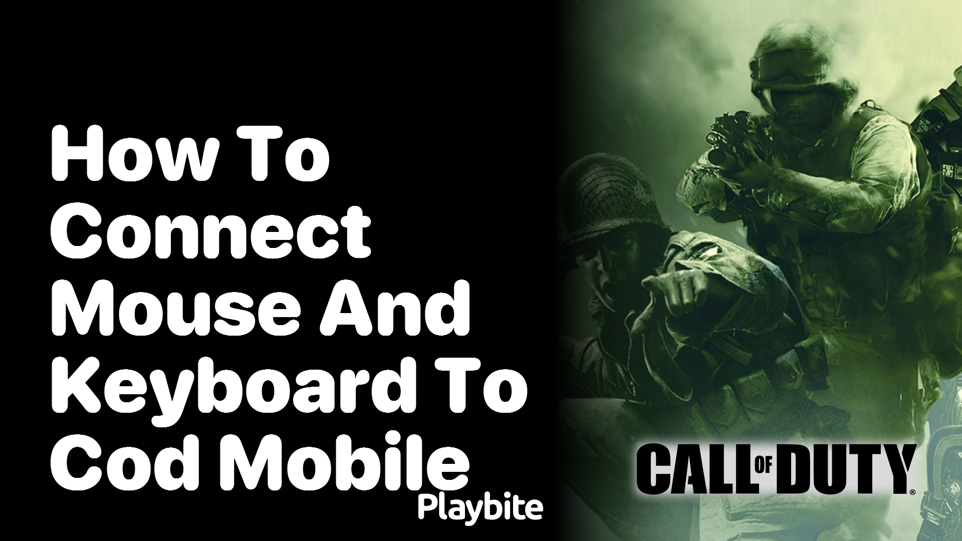 How to Connect Mouse and Keyboard to COD Mobile - Playbite