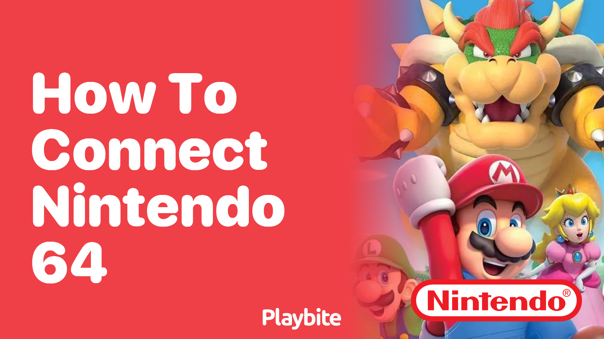 How to Connect a Nintendo 64 - Playbite
