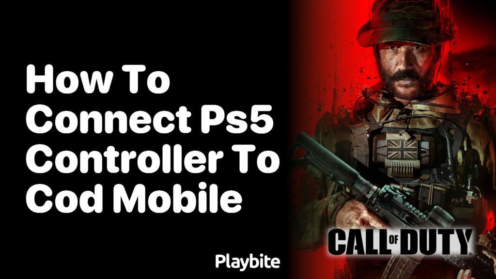 How to Connect Your PS5 Controller to COD Mobile - Playbite