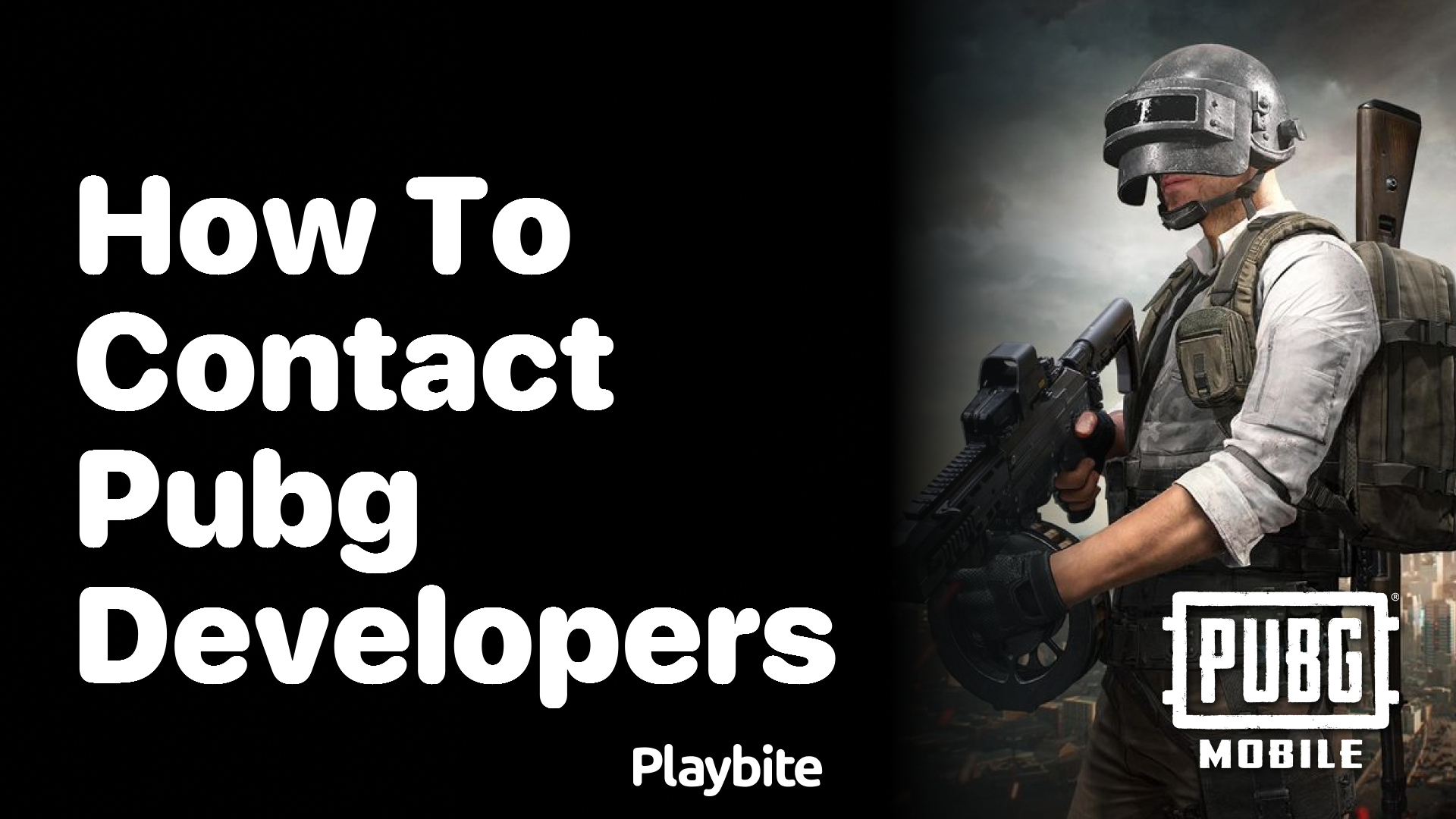 How to Contact PUBG Developers - Playbite