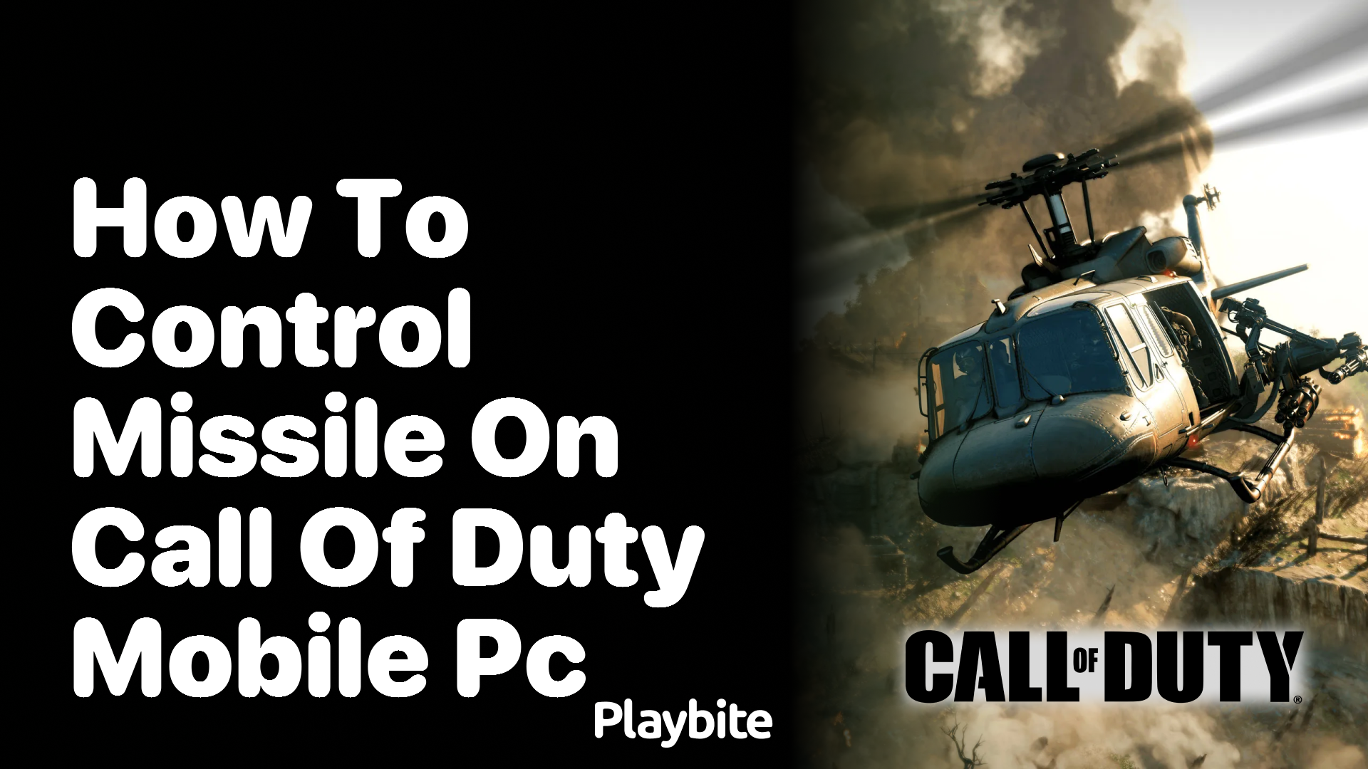 How to Control a Missile in Call of Duty Mobile on PC - Playbite